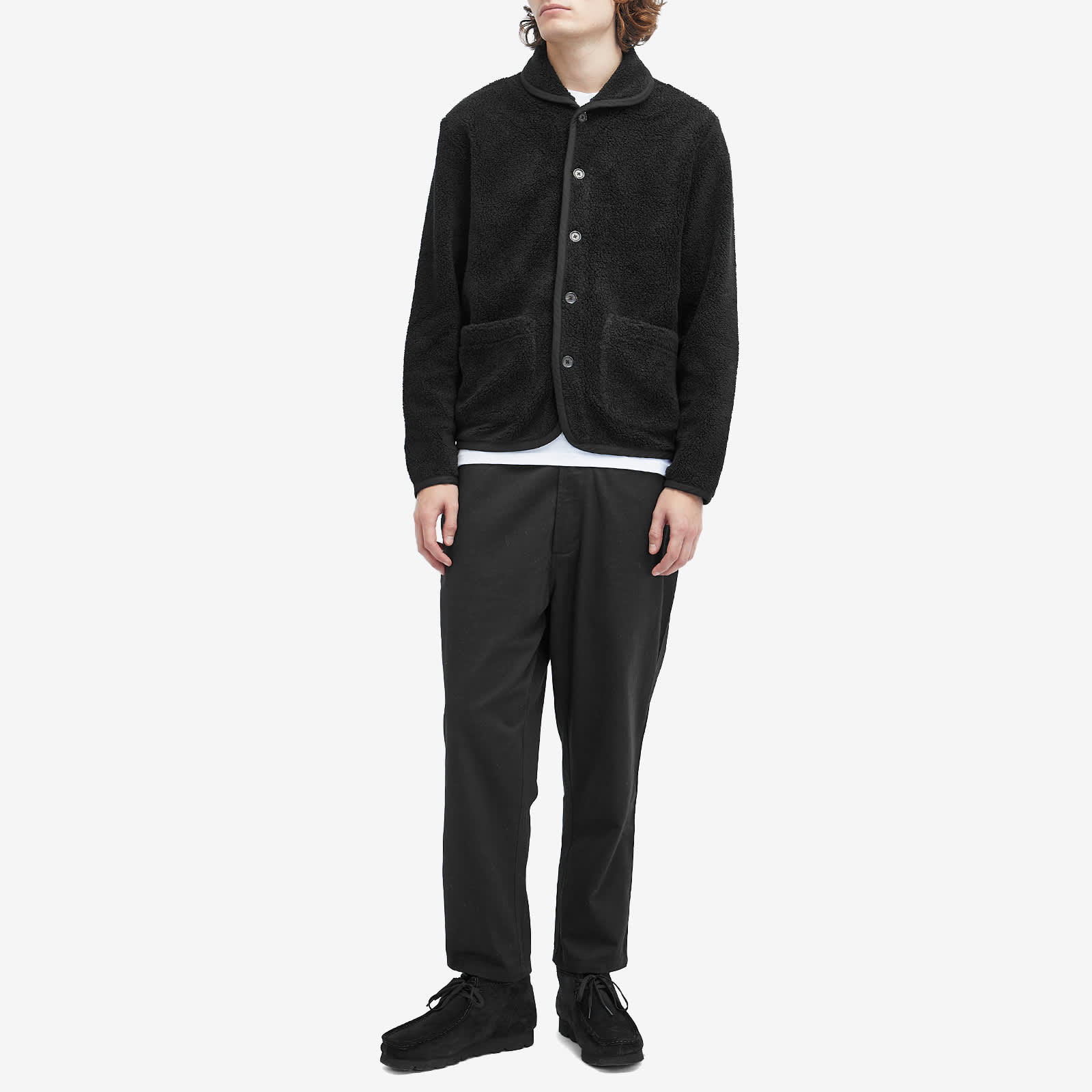 Universal Works Mountain Fleece Lancaster Jacket Black | END. (HK)