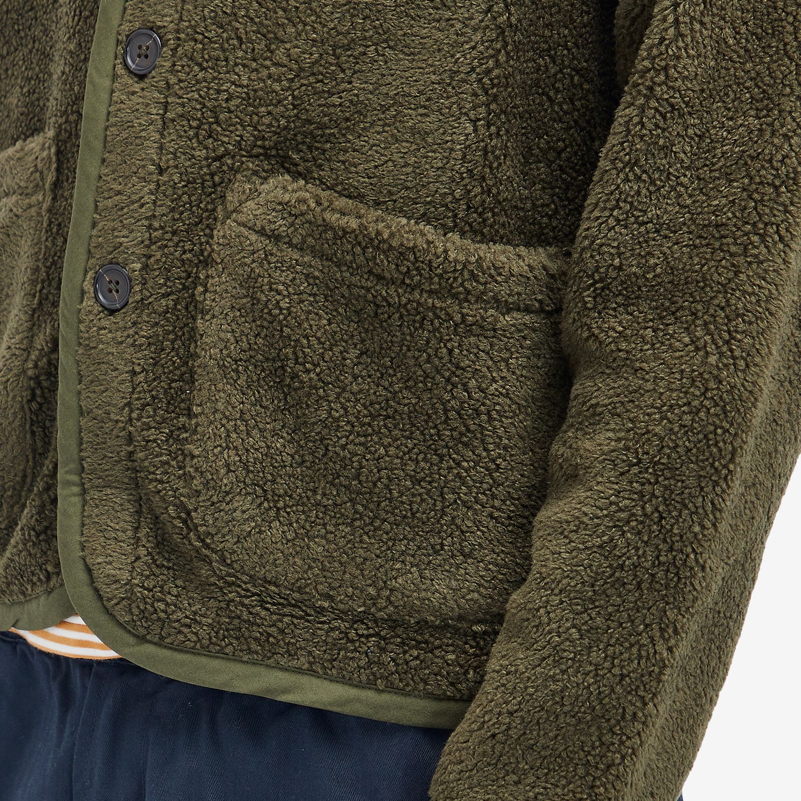 Universal Works Mountain Fleece Lancaster Jacket Olive | END. (CA)