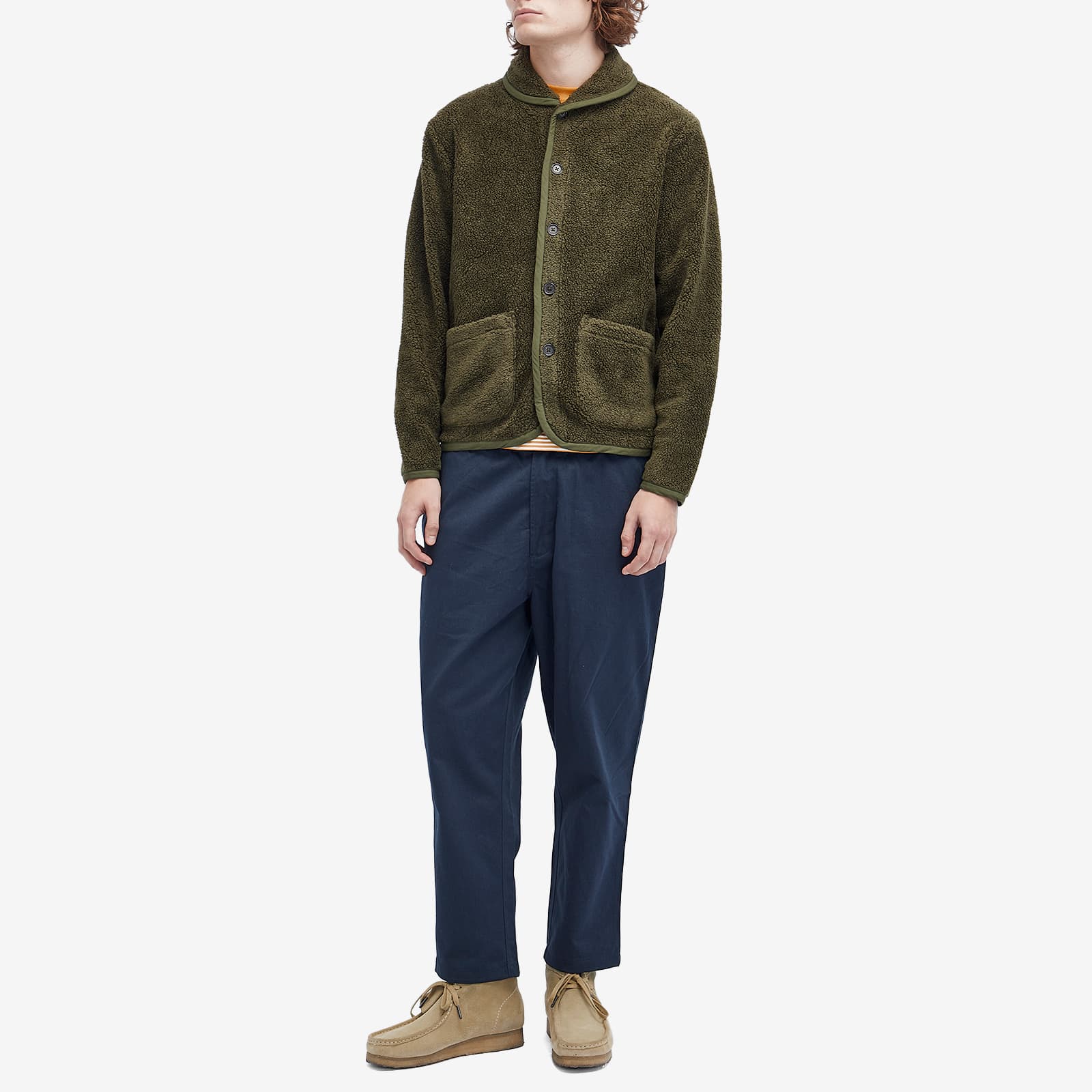 Universal Works Mountain Fleece Lancaster Jacket Olive | END. (CA)