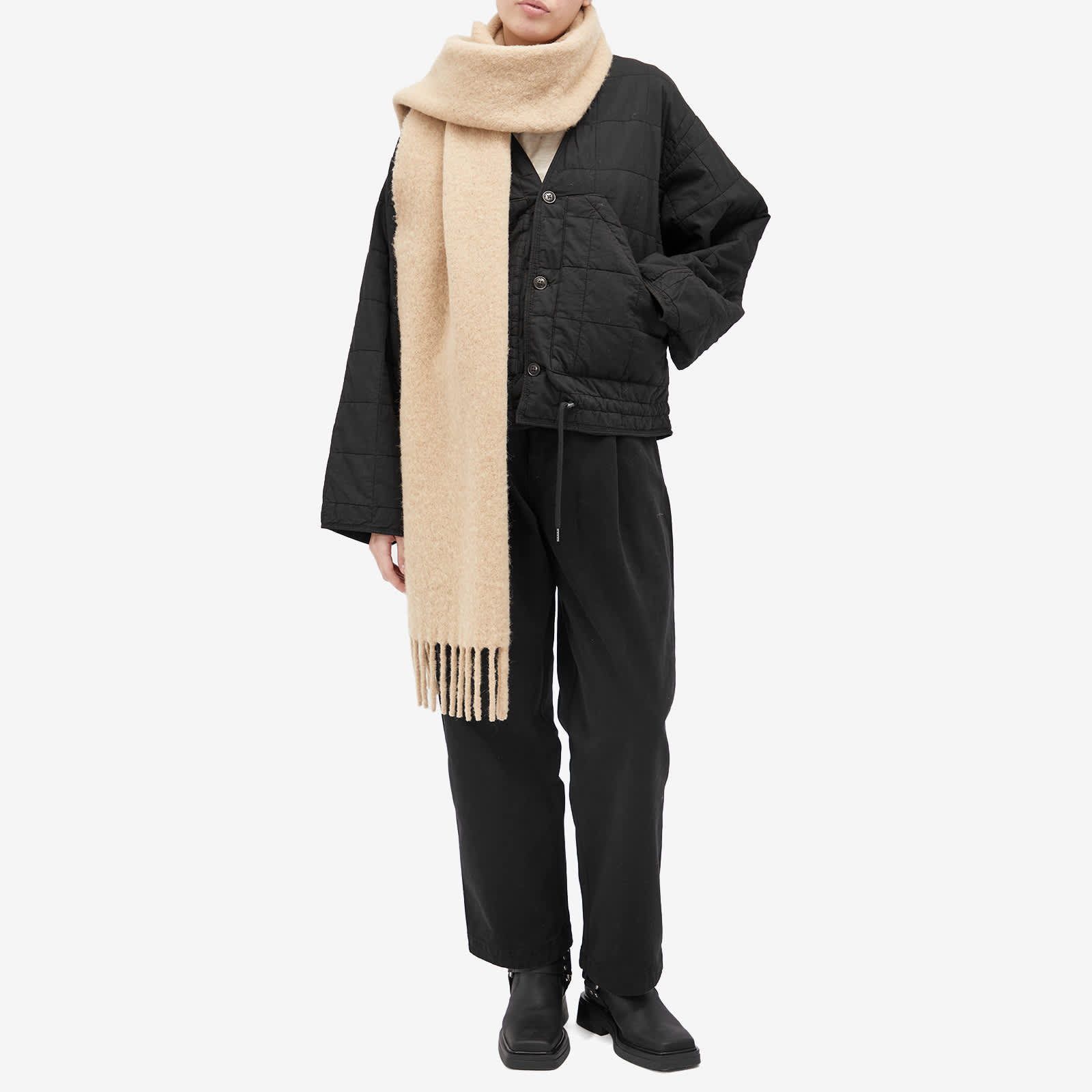 Girls of Dust Reactor Quilted Jacket Black | END. (US)