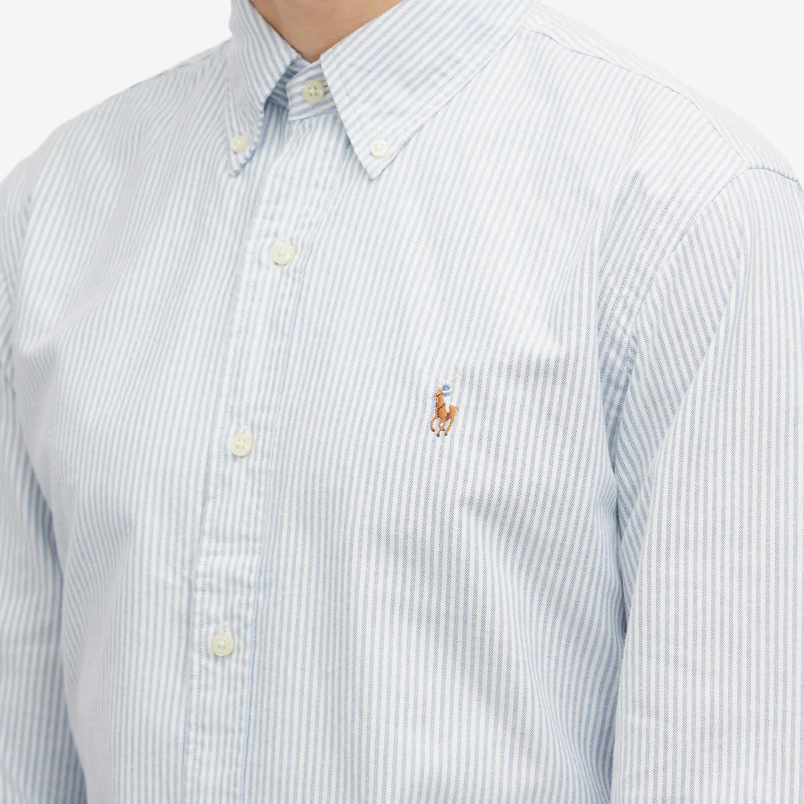 Polo Ralph Lauren Classic BSR Oxford Button Down Shirt Blue/White ...