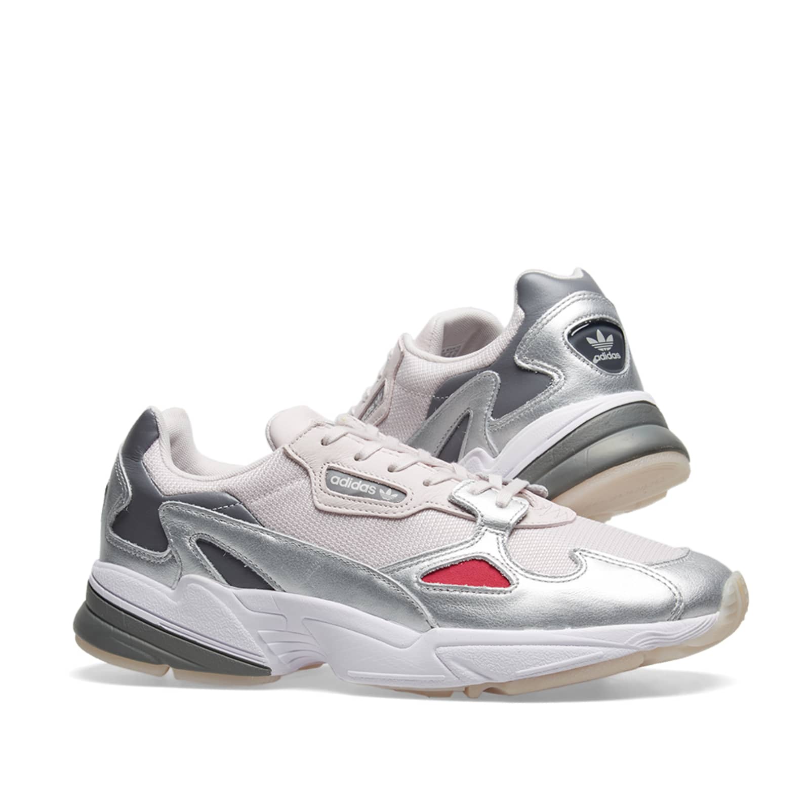 Adidas Falcon W Orchid Tint & Metallic Silver | END. (US)