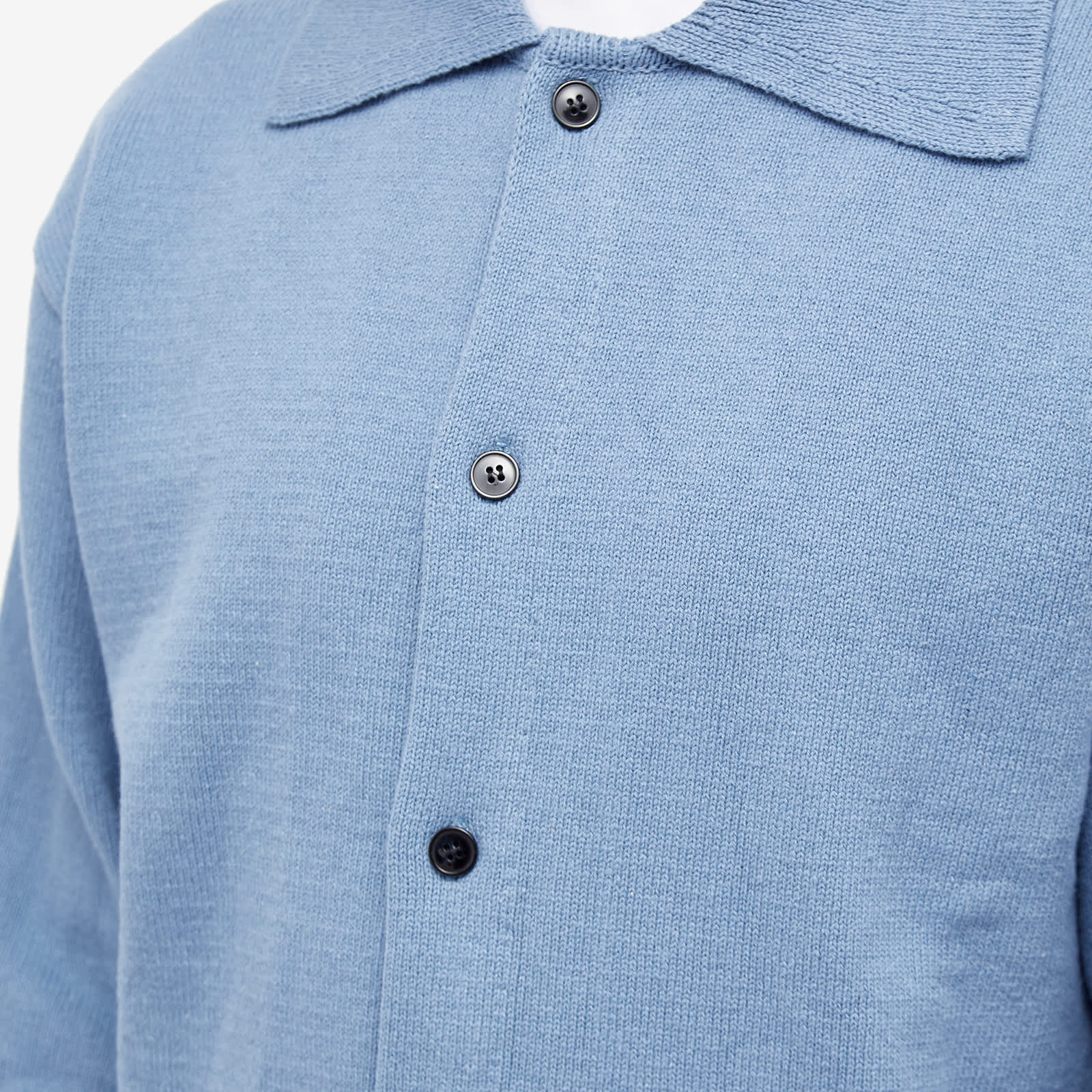 mfpen Formal Knit Polo Dusty Blue | END. (TW)