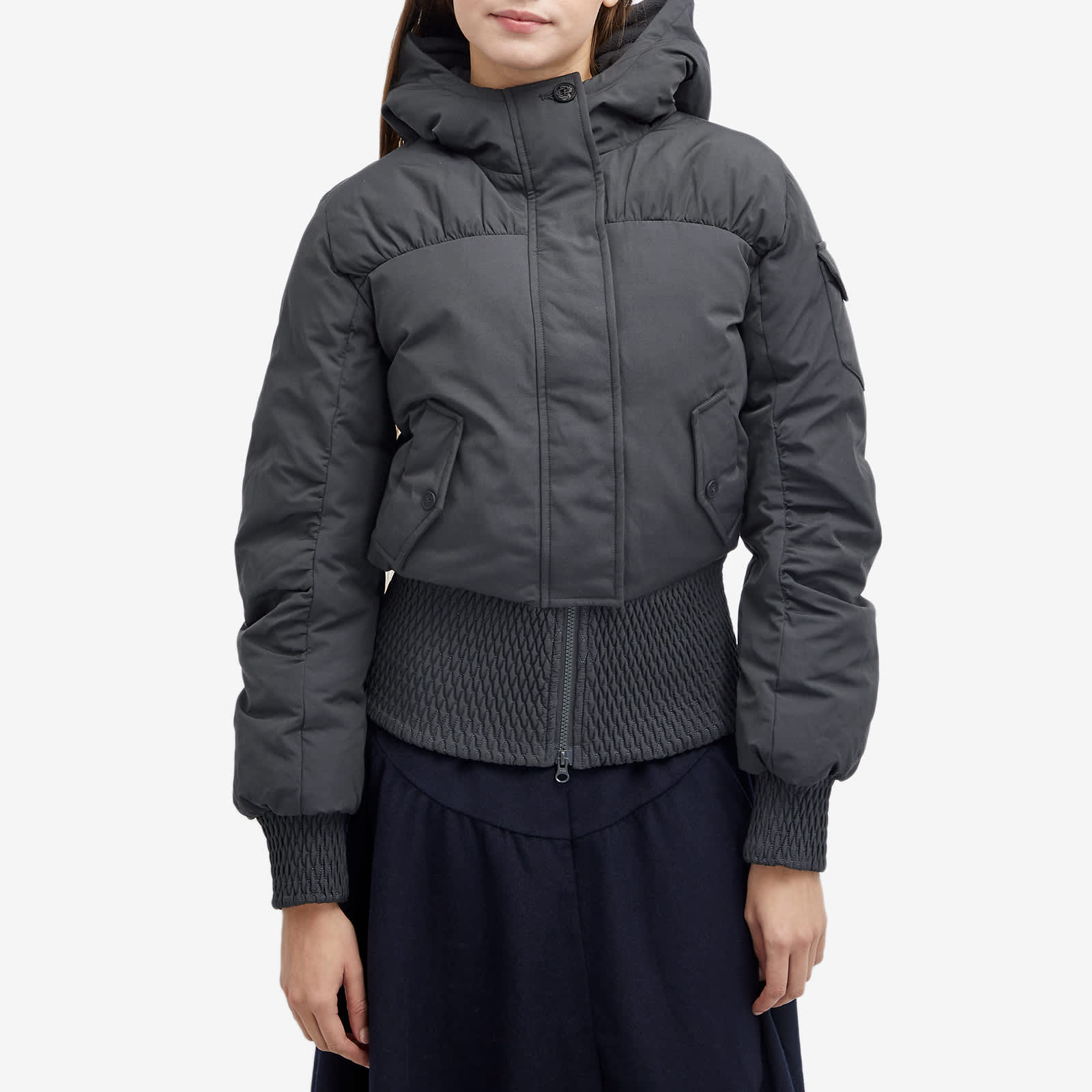Peachy Den Sandy Puffer Jacket Graphite | END. (HK)