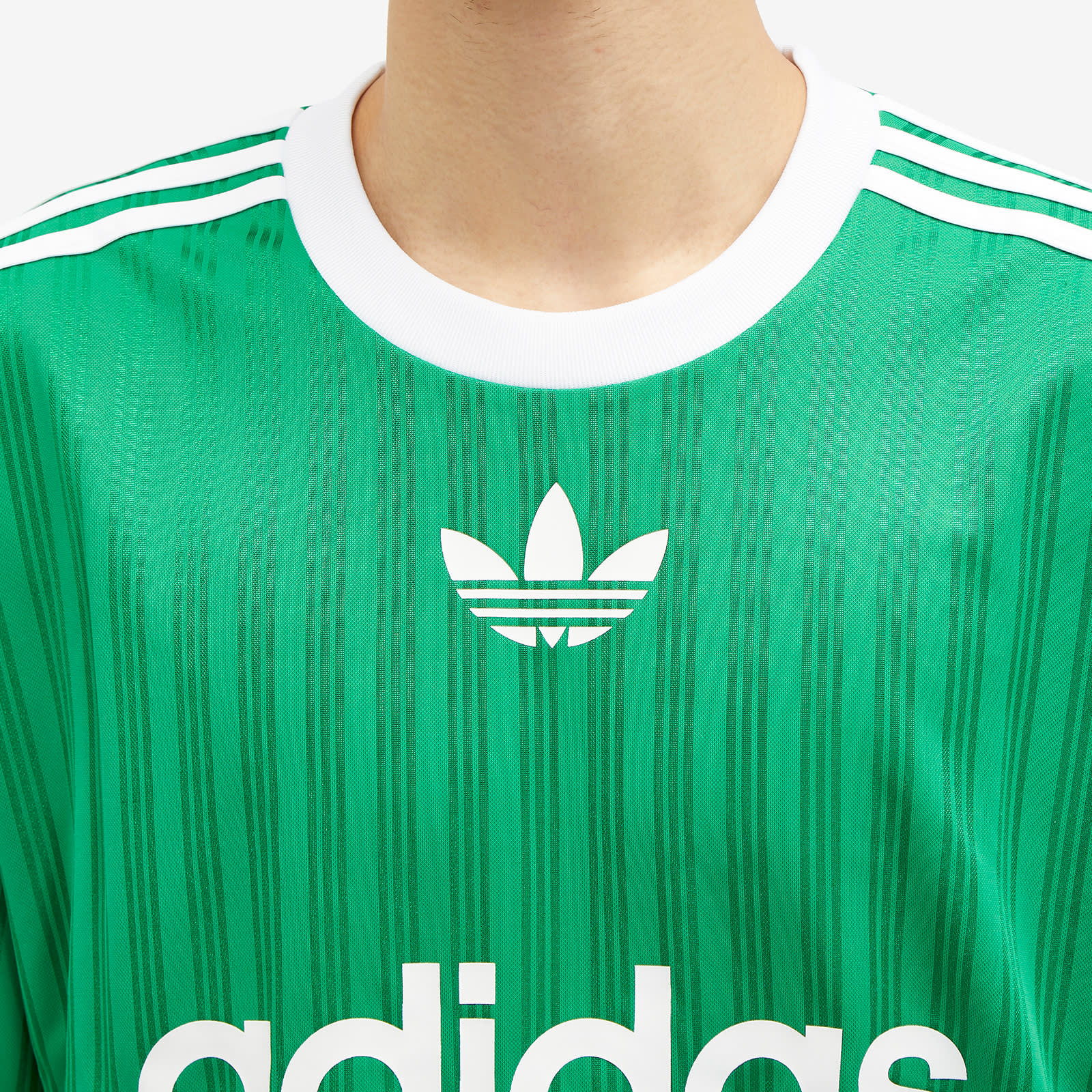 Adidas Adicolor Poly T-shirt Green & White | END. (JP)