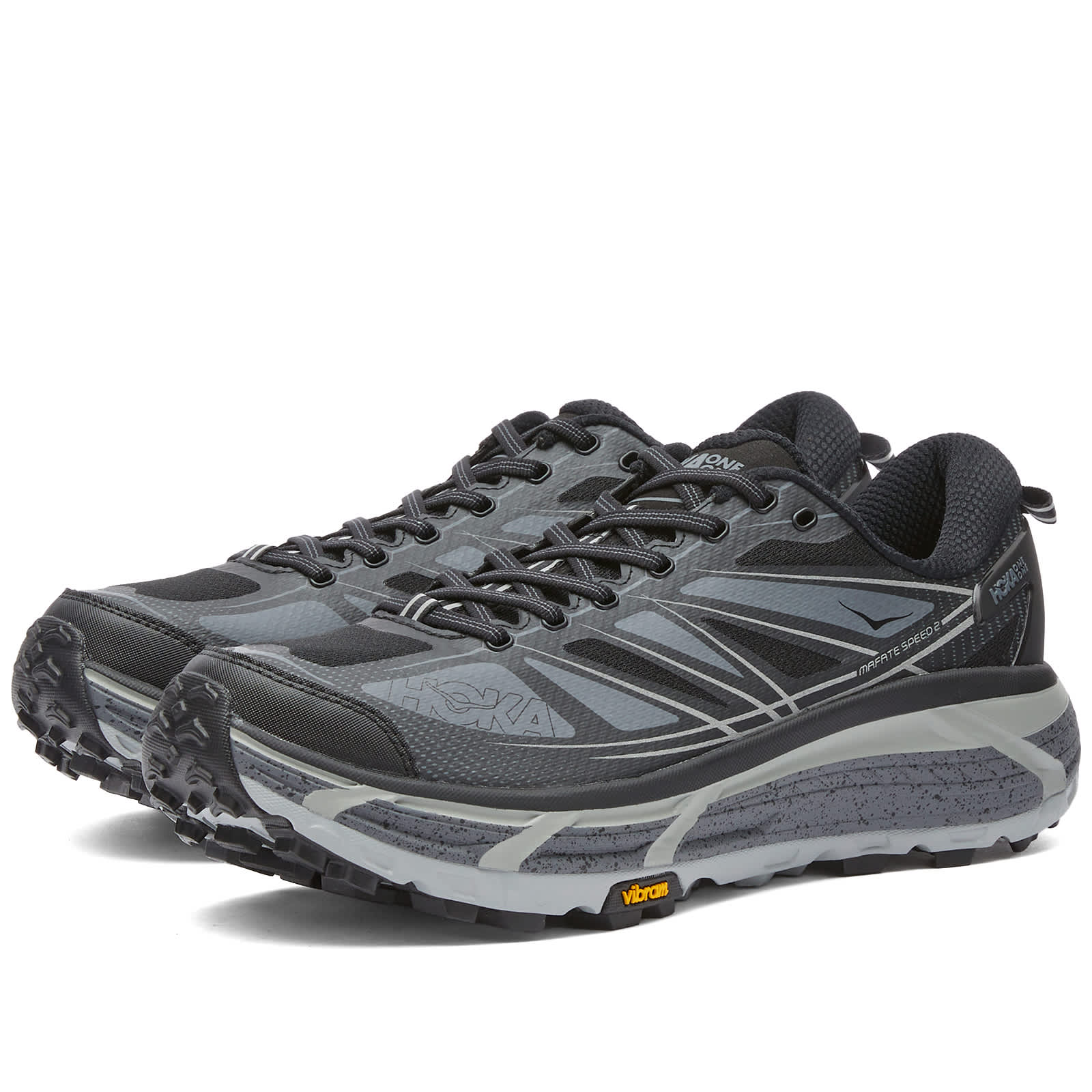 HOKA ONE ONE Mafate Speed 2 Black & Castlerock | END.