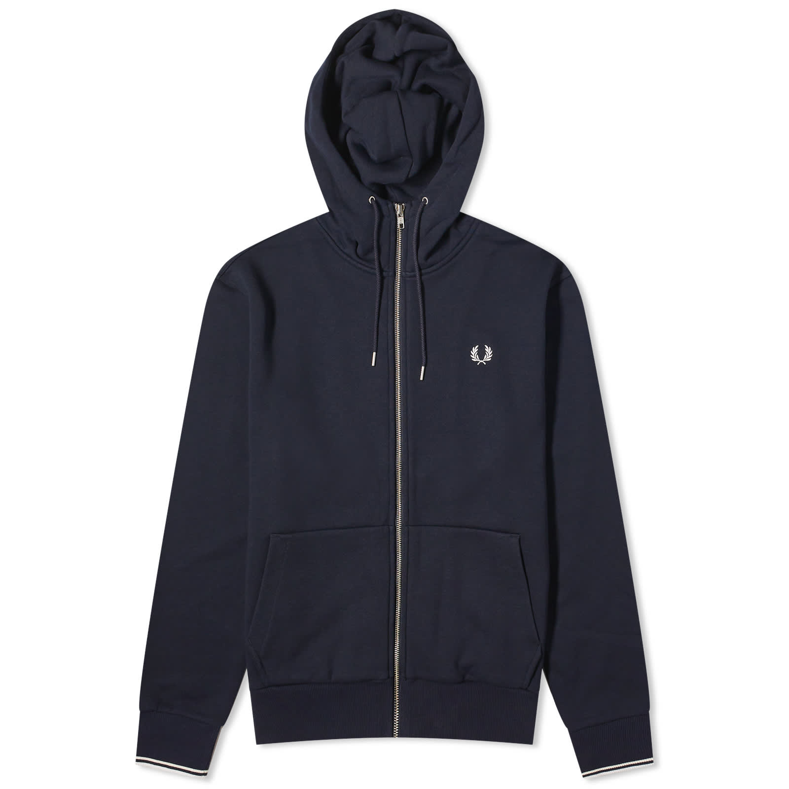 Fred Perry Zip Hoodie Navy | END. (JP)