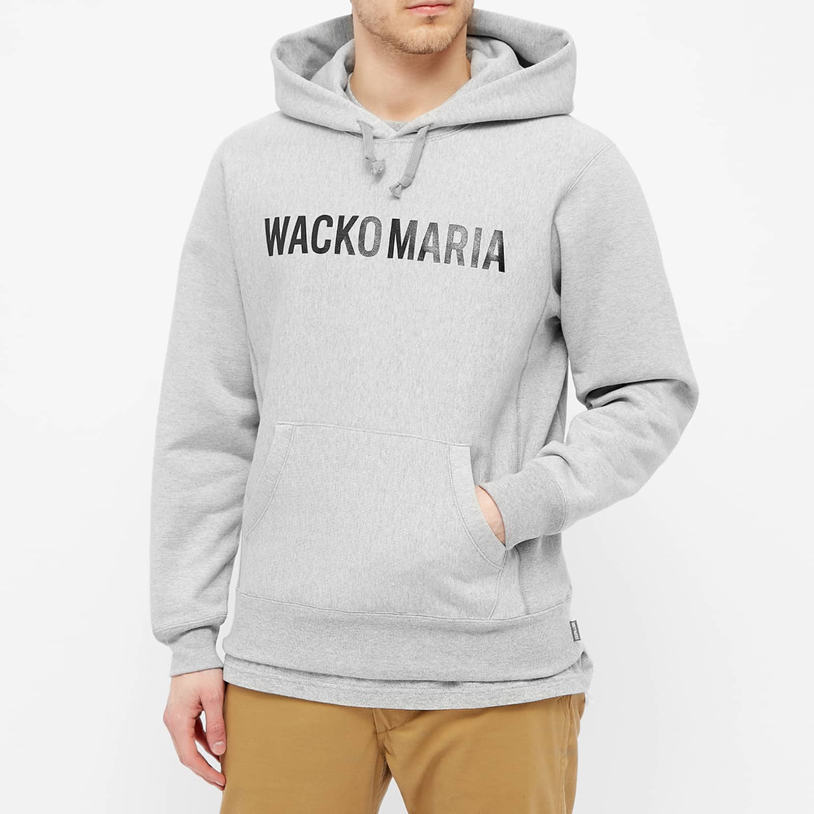 Wacko Maria Logo Popover Hoodie Grey | END. (HK)