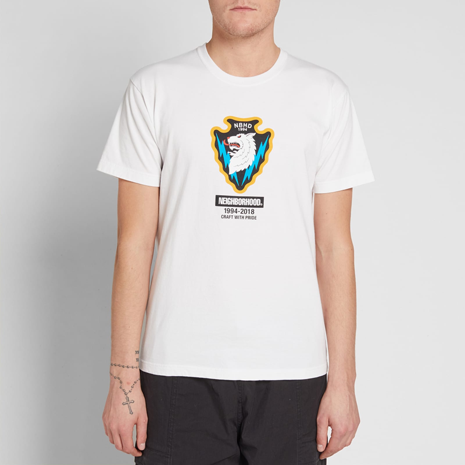 Neighborhood Wolf Tee White | END. (US)