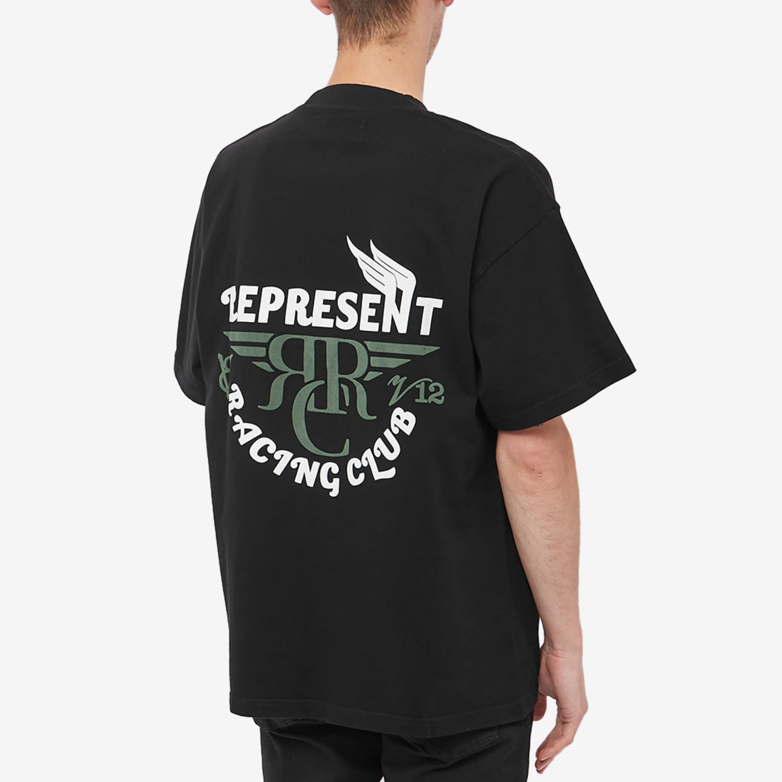 Represent Racing Club Tee Jet Black | END. (GB)
