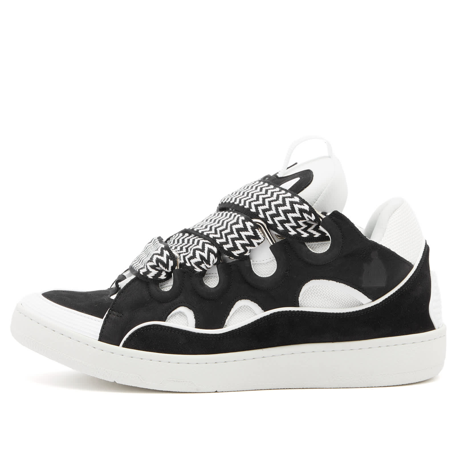Lanvin Curb Sneaker Black & White | END. (US)