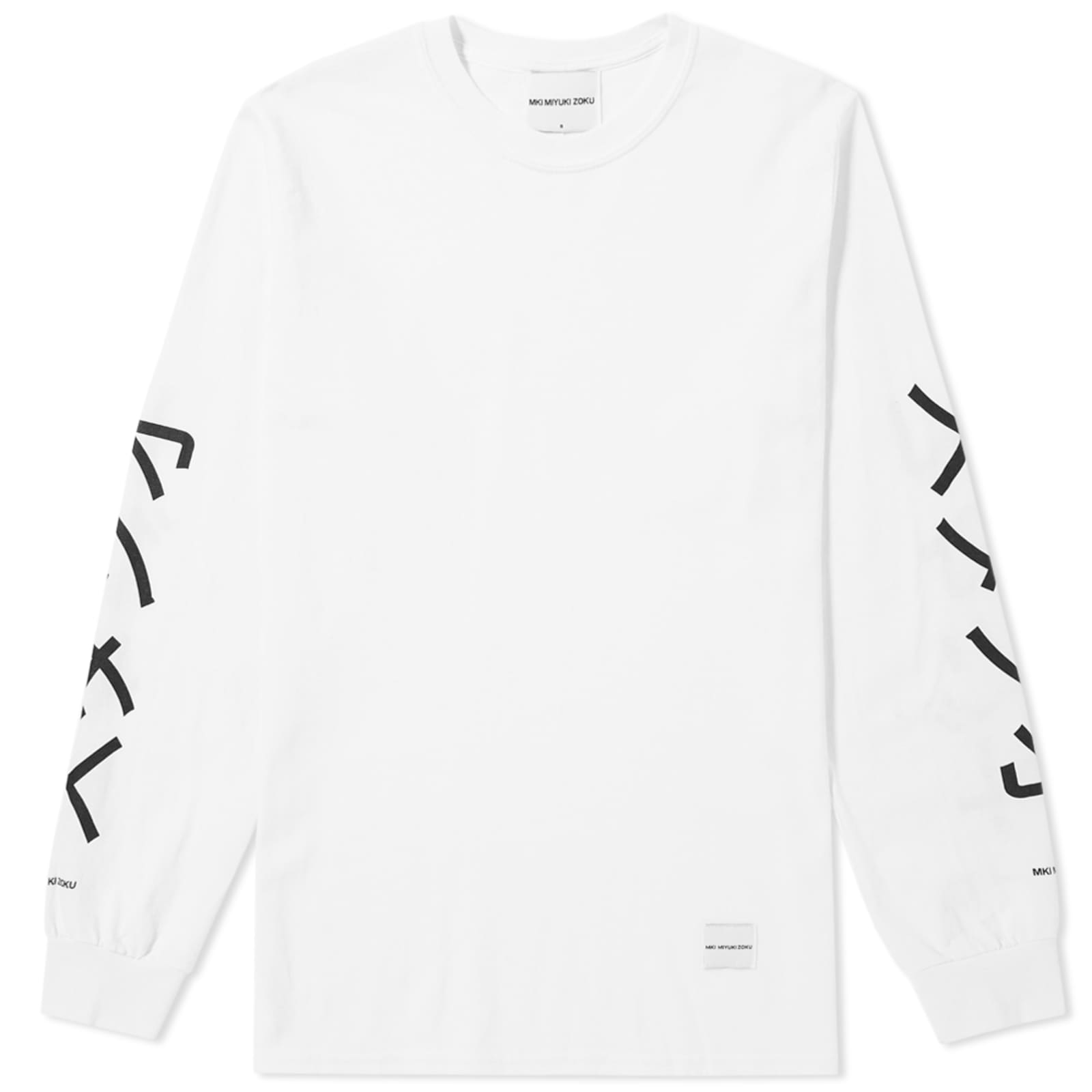 MKI Long Sleeve Arm Symbol Tee White | END. (US)