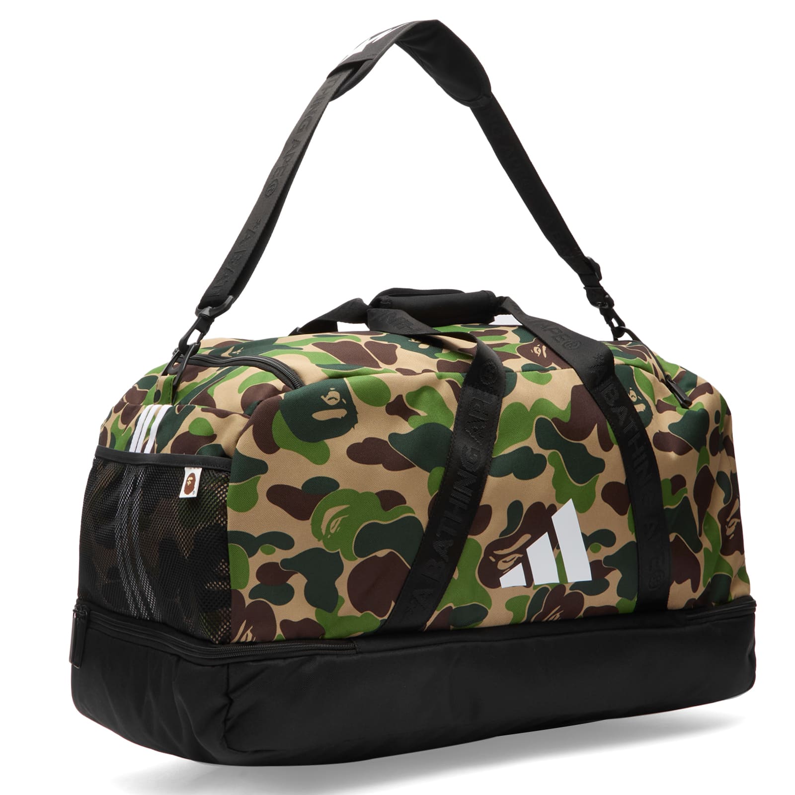 Adidas x BAPE Duffle Bag Crew Green | END. (CA)