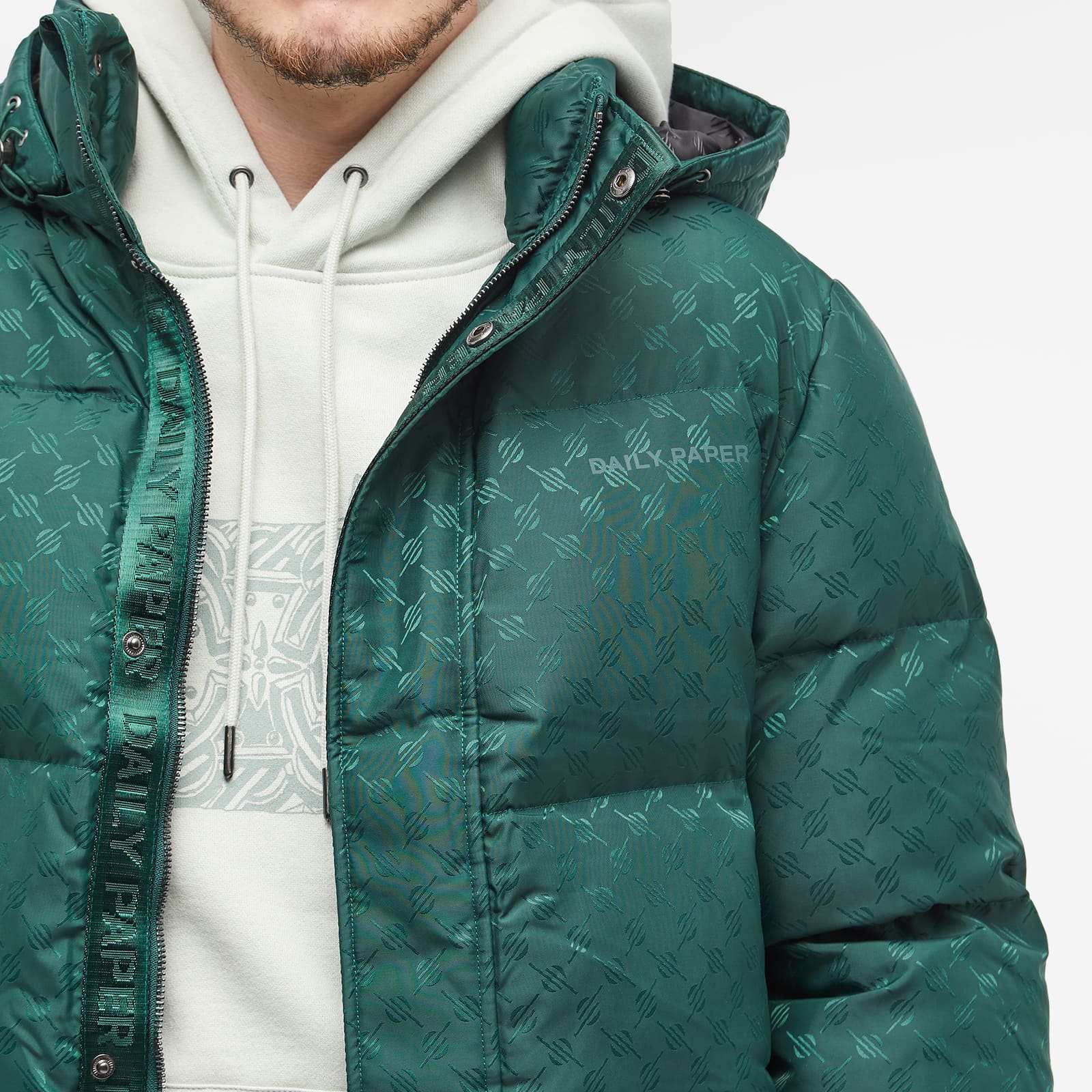 Daily Paper Ravan Puffer Jacket Pine Green | END. (GB)