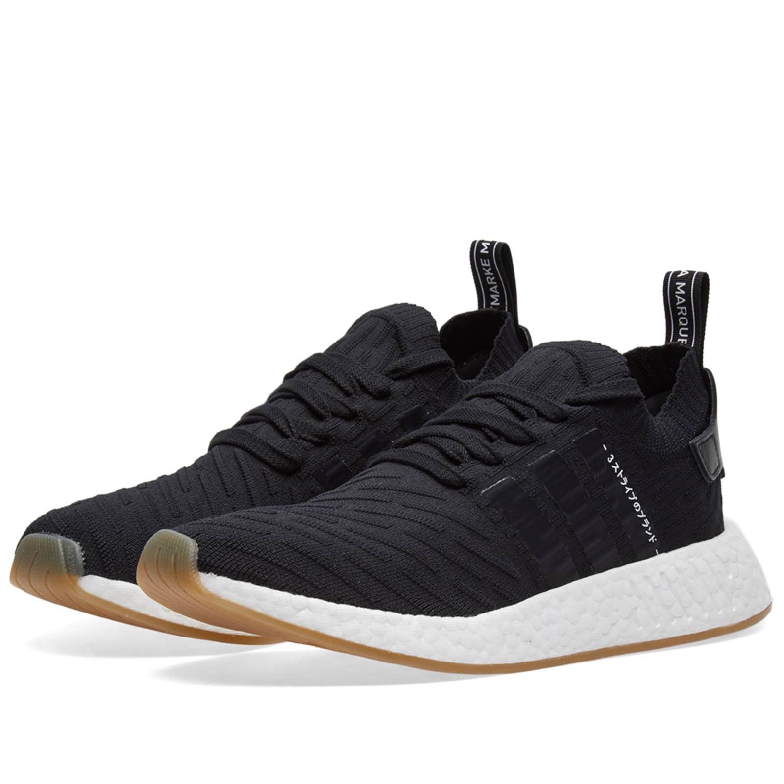 Adidas NMD_R2 PK Core Black & Utility Grey | END. (US)