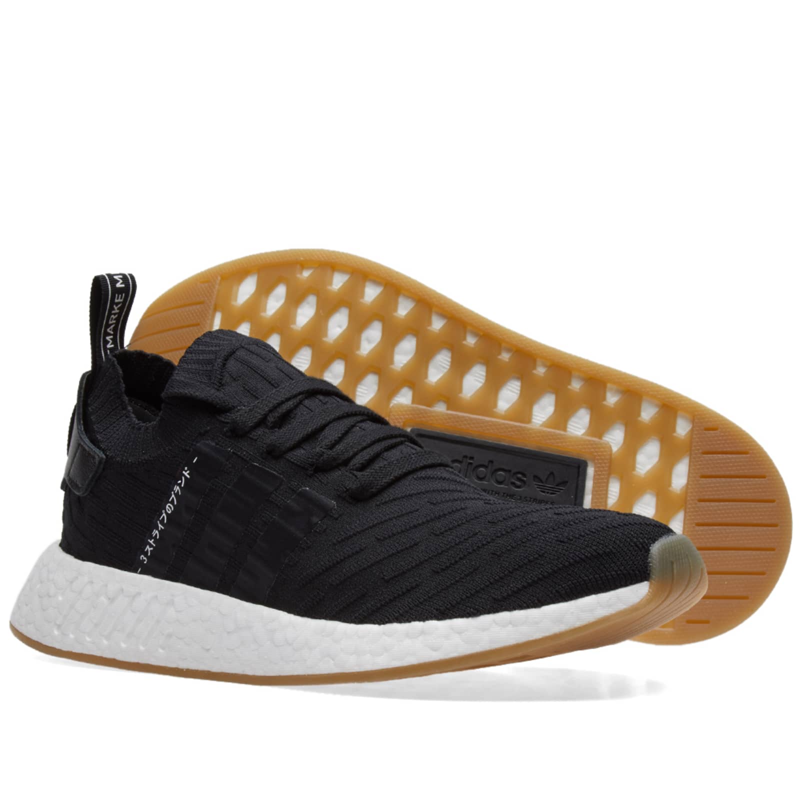 Adidas NMD_R2 PK Core Black & Utility Grey | END. (US)