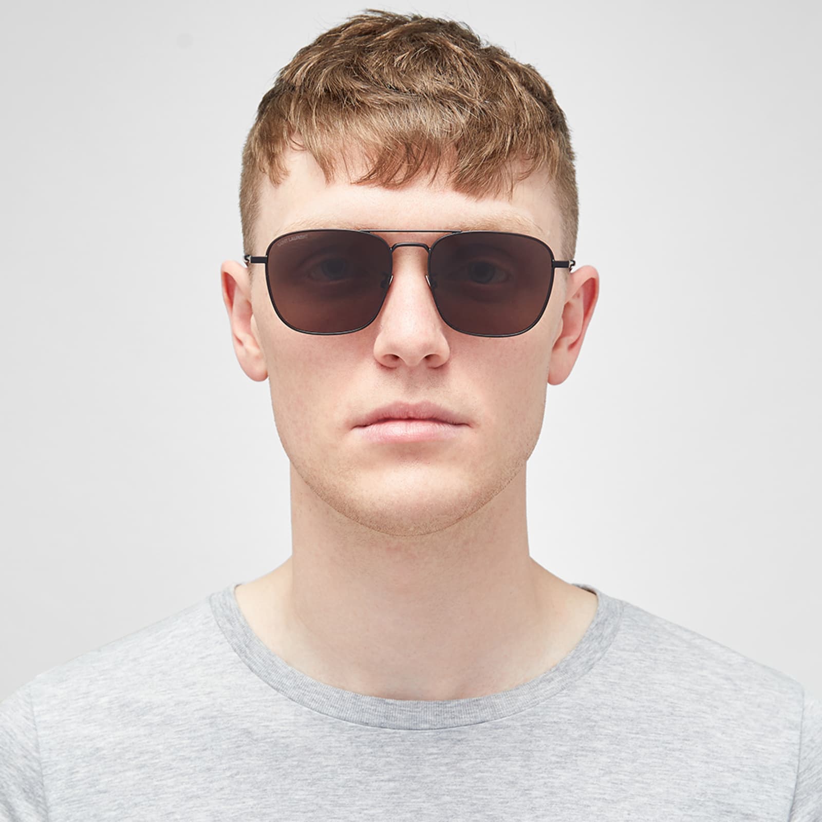 Saint Laurent SL 309 Sunglasses Black & Black | END.