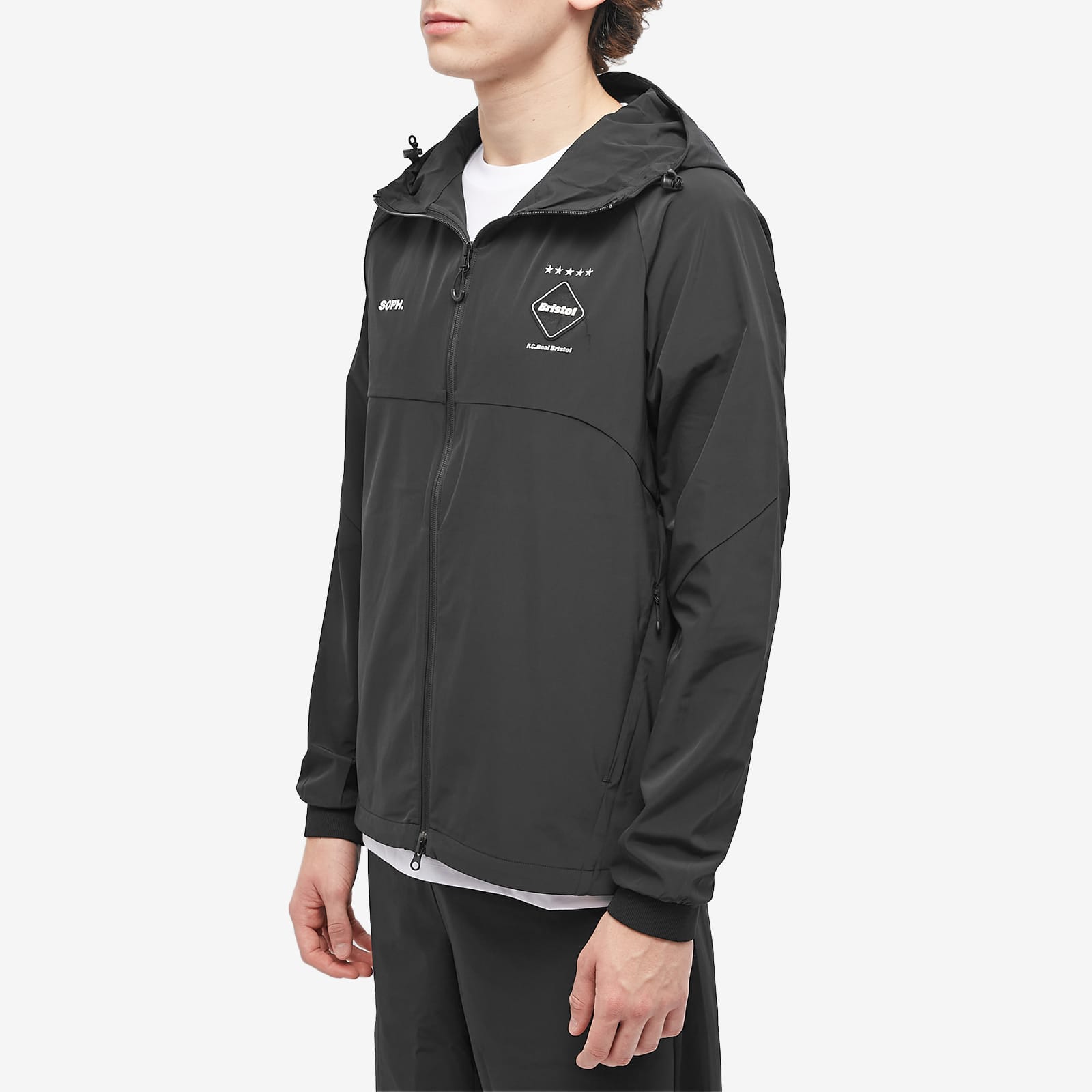 F.C. Real Bristol 4Way Stretch Ventilation Anthem Jacket Black | END.