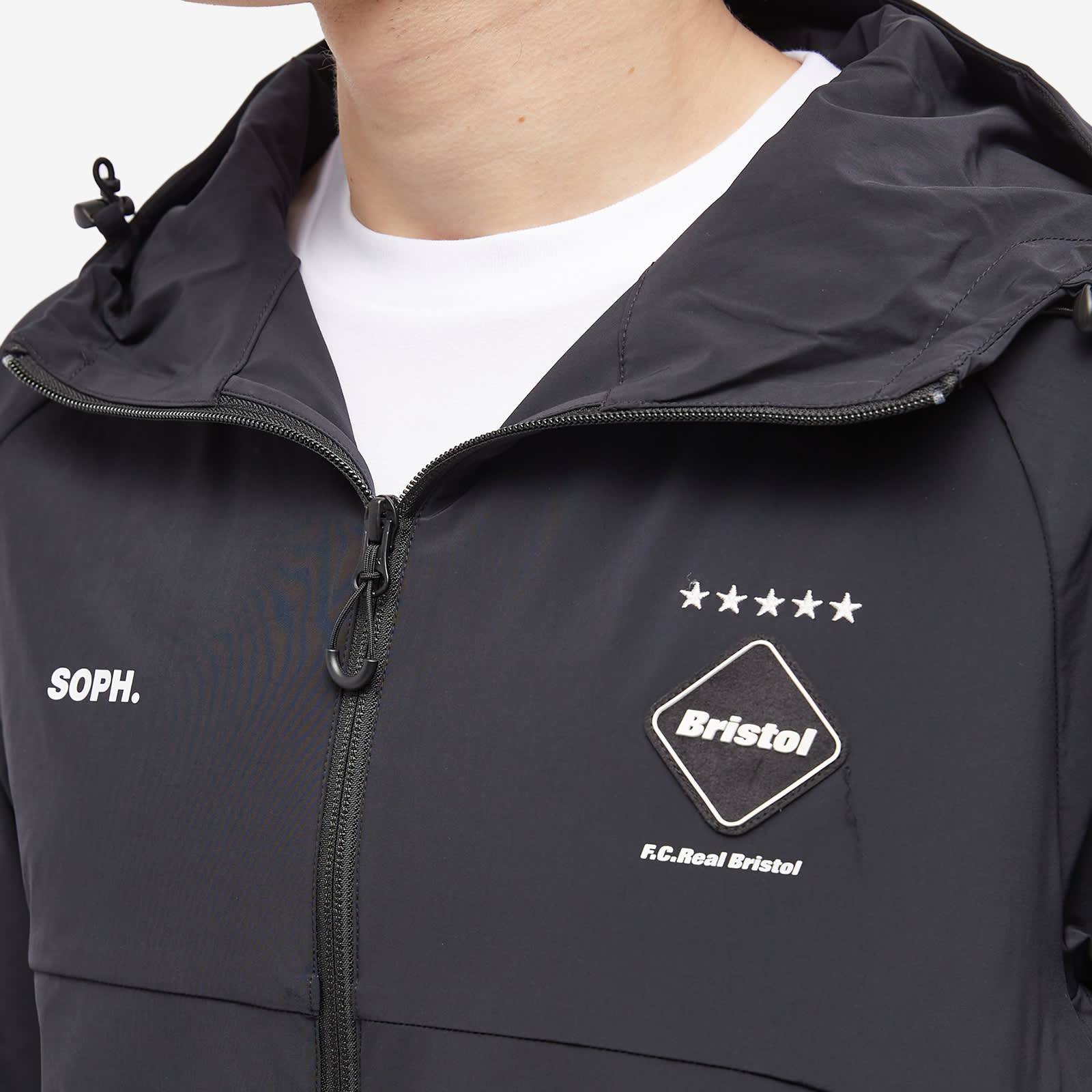 F.C. Real Bristol 4Way Stretch Ventilation Anthem Jacket Black | END.