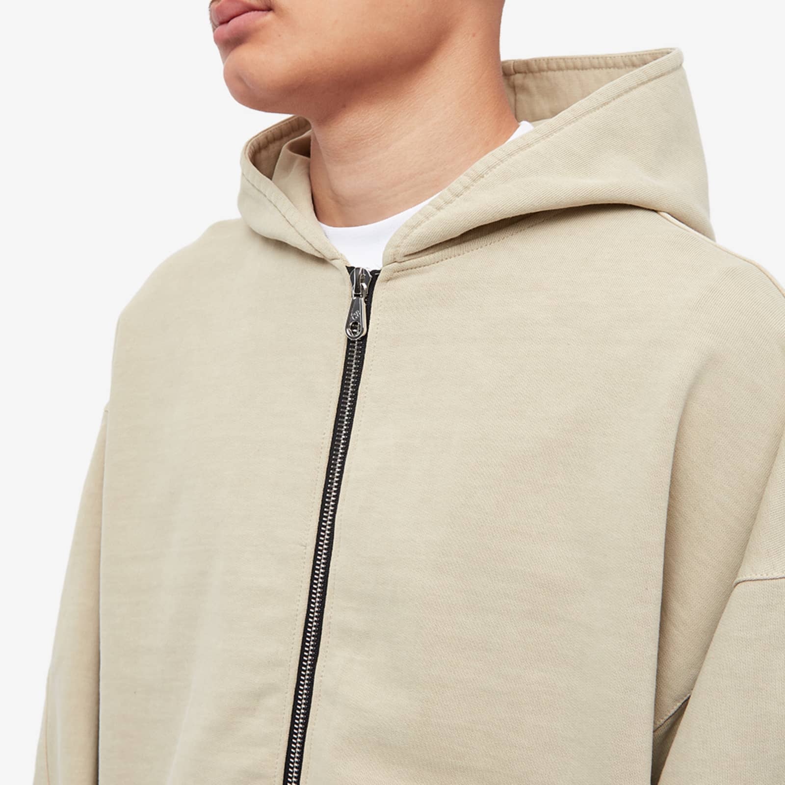 Cole Buxton Zip Hoodie Washed Beige | END. (US)
