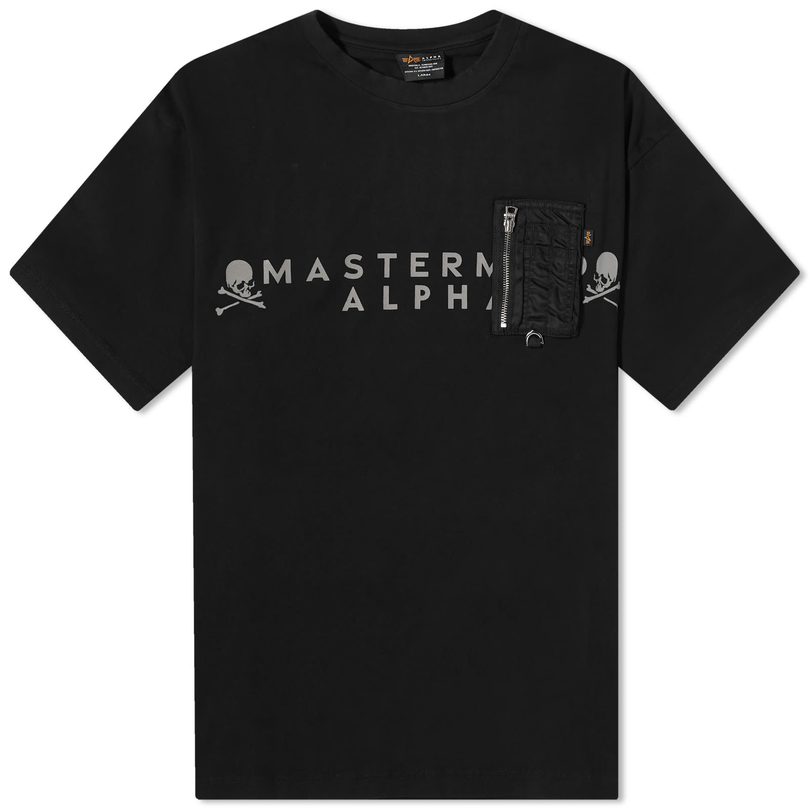 mastermind JAPAN x Alpha Cigar Pack T-Shirt Black | END. (SG)