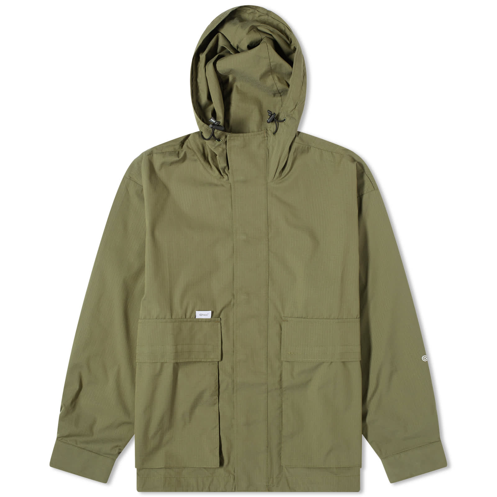 WTAPS 06 Hooded Shirt Jacket Olive Drab | END.