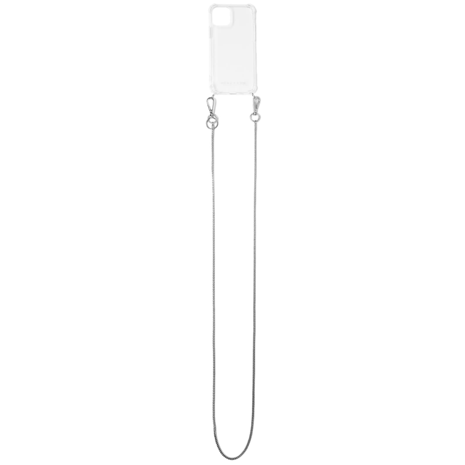 1017 ALYX 9SM iPhone 11 Pro Chain Case Transparent & Silver | END. (CA)