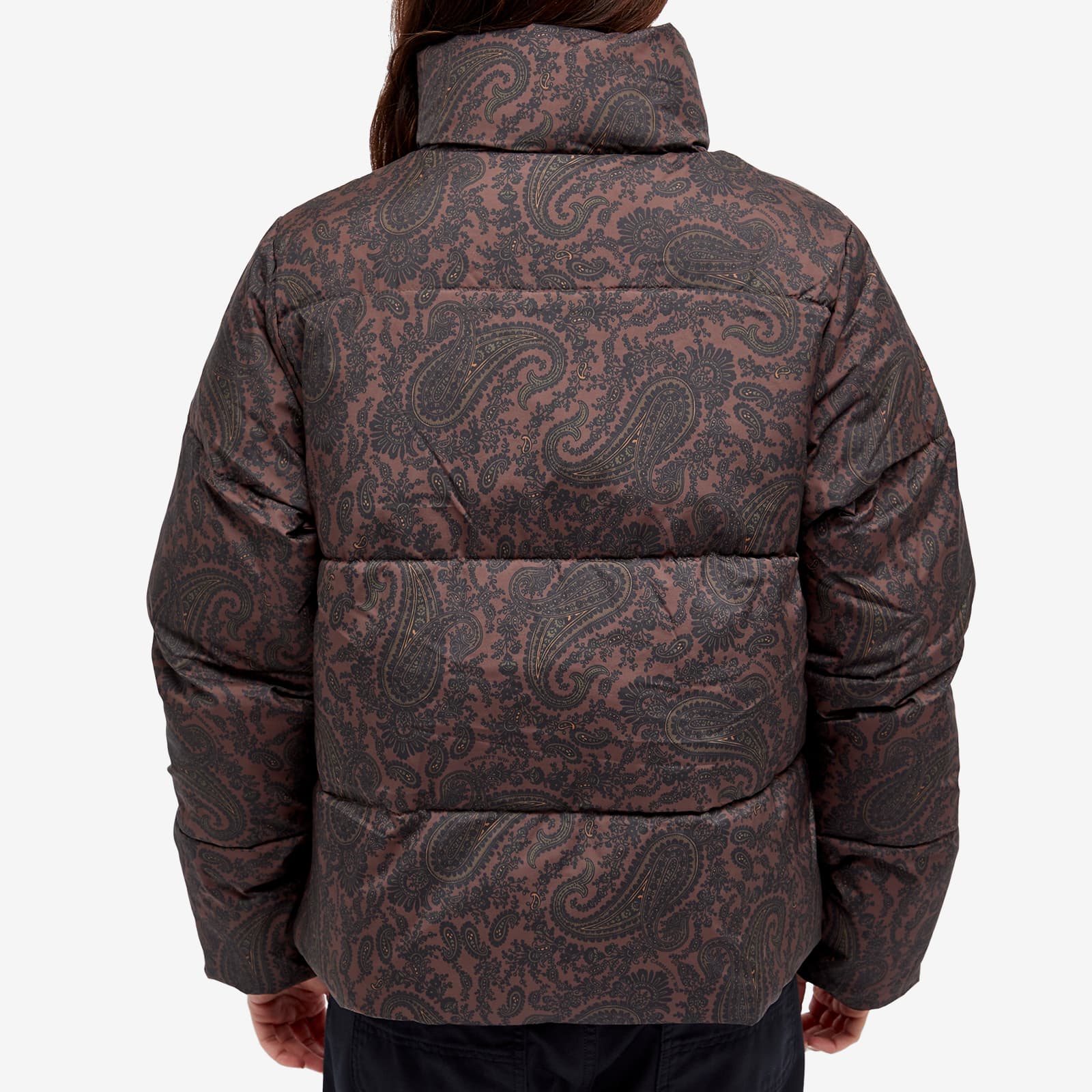 Carhartt WIP Springfield Padded Jacket Paisley Print, Buckeye & Black ...
