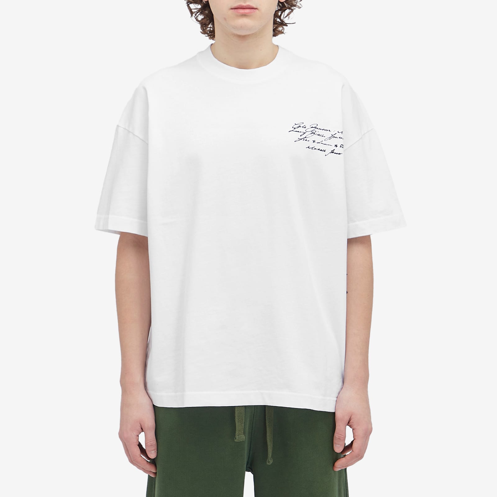 Cole Buxton Script T-Shirt White | END. (US)