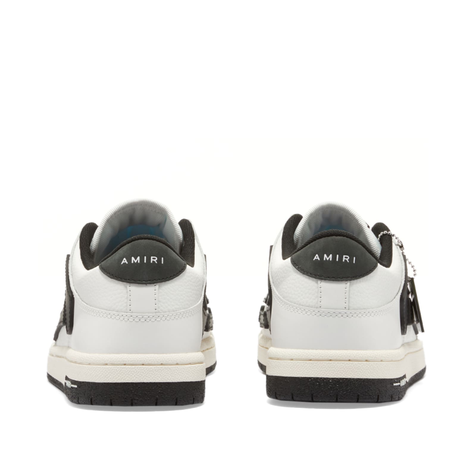 AMIRI Skeleton Low Sneakers White & Black | END. (US)