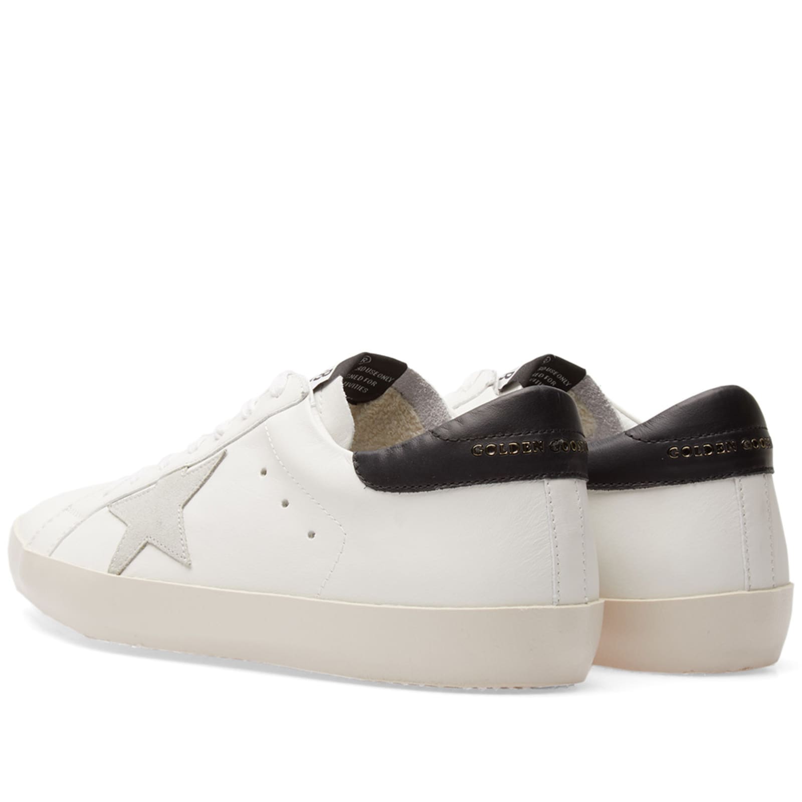 Golden Goose Deluxe Brand Superstar Clean Leather Sneaker White & Black ...