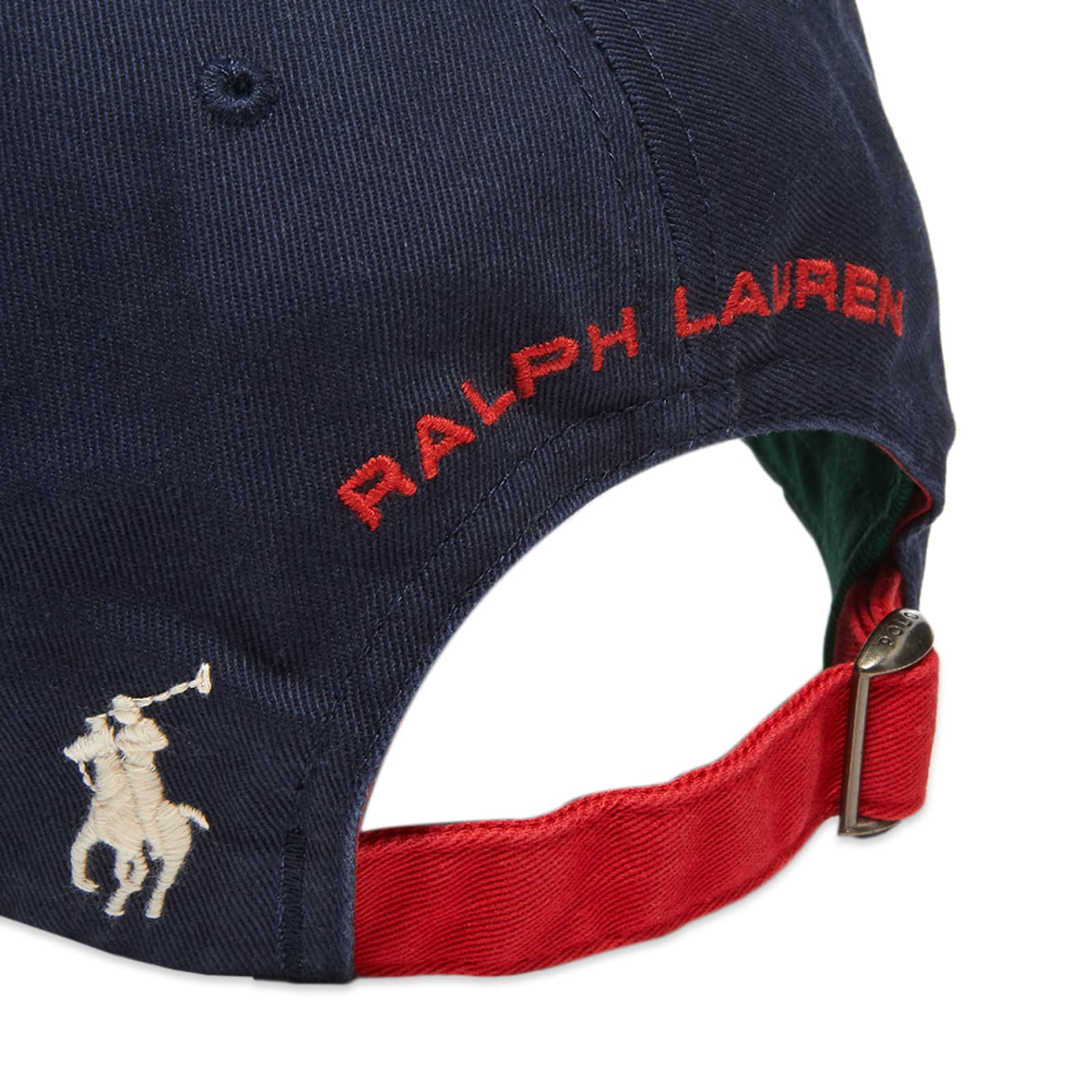 Polo Ralph Lauren Polo Sport Baseball Cap Newport Navy & Red | END. (US)
