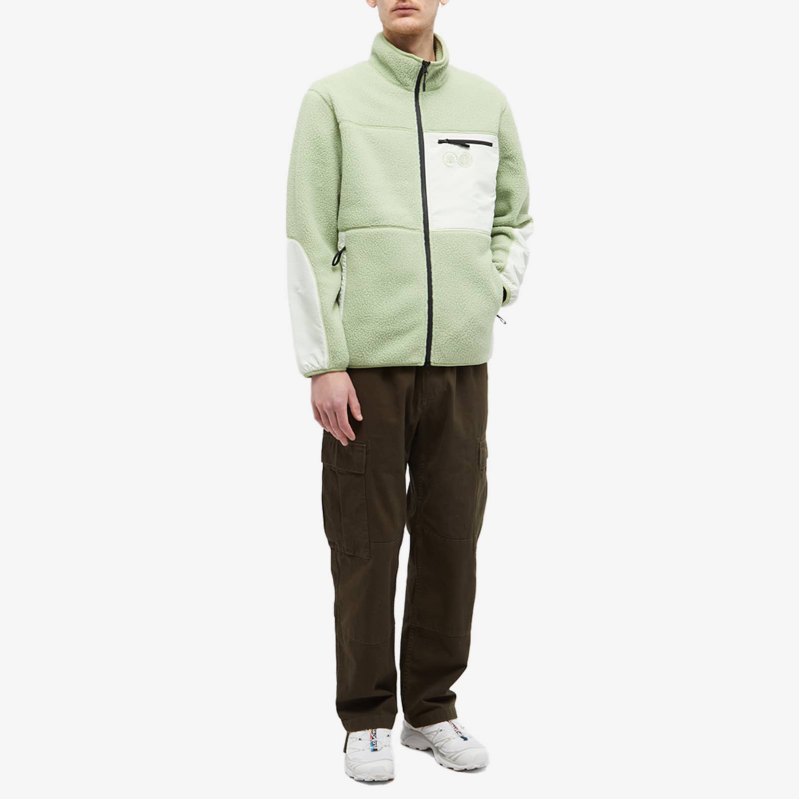 Carrier Goods Borg Fleece Reseda Green | END. (US)