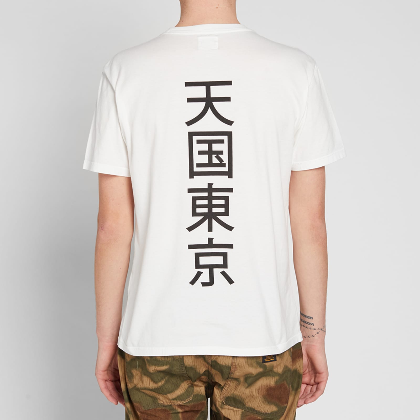 Wacko Maria Katakana Back Print Tee White | END. (US)