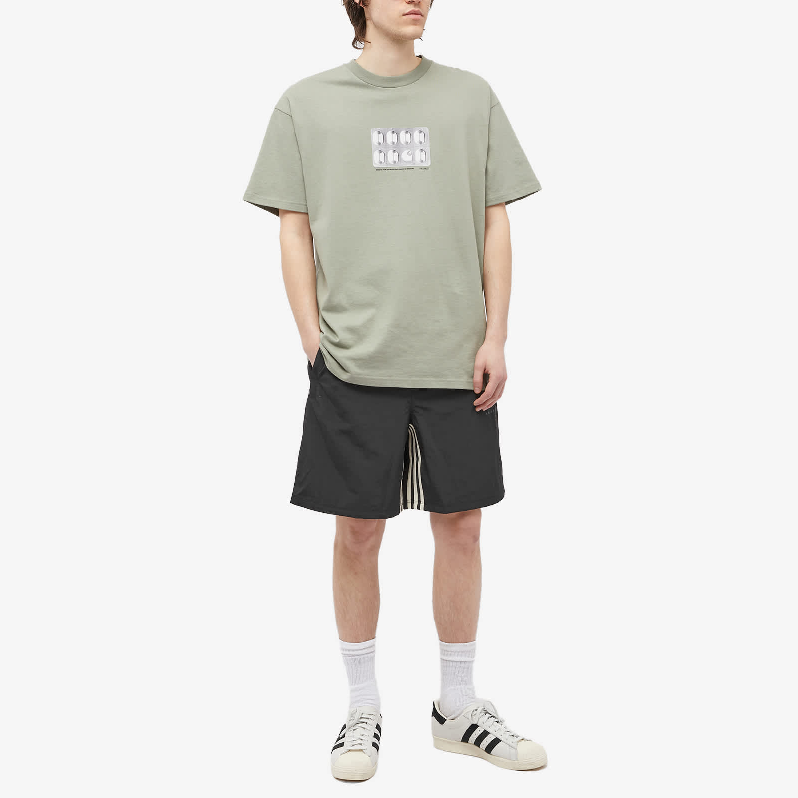 Adidas R.Y.V. Metro Shorts Black | END. (KR)