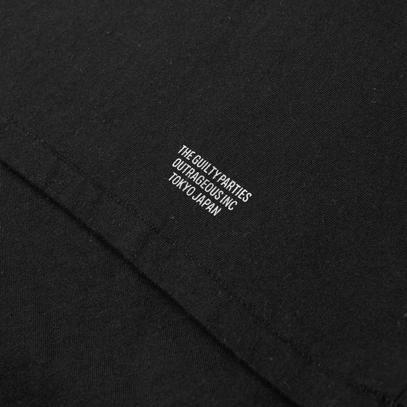 Wacko Maria Classic Tee - 2 Pack Black & Black | END.