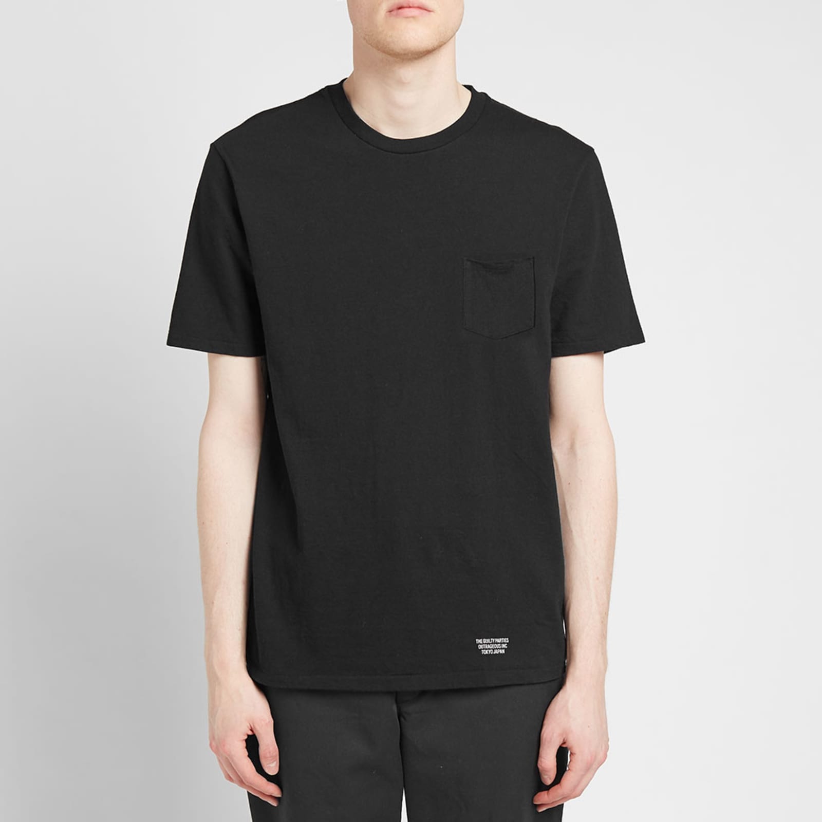 Wacko Maria Classic Tee - 2 Pack Black & Black | END.