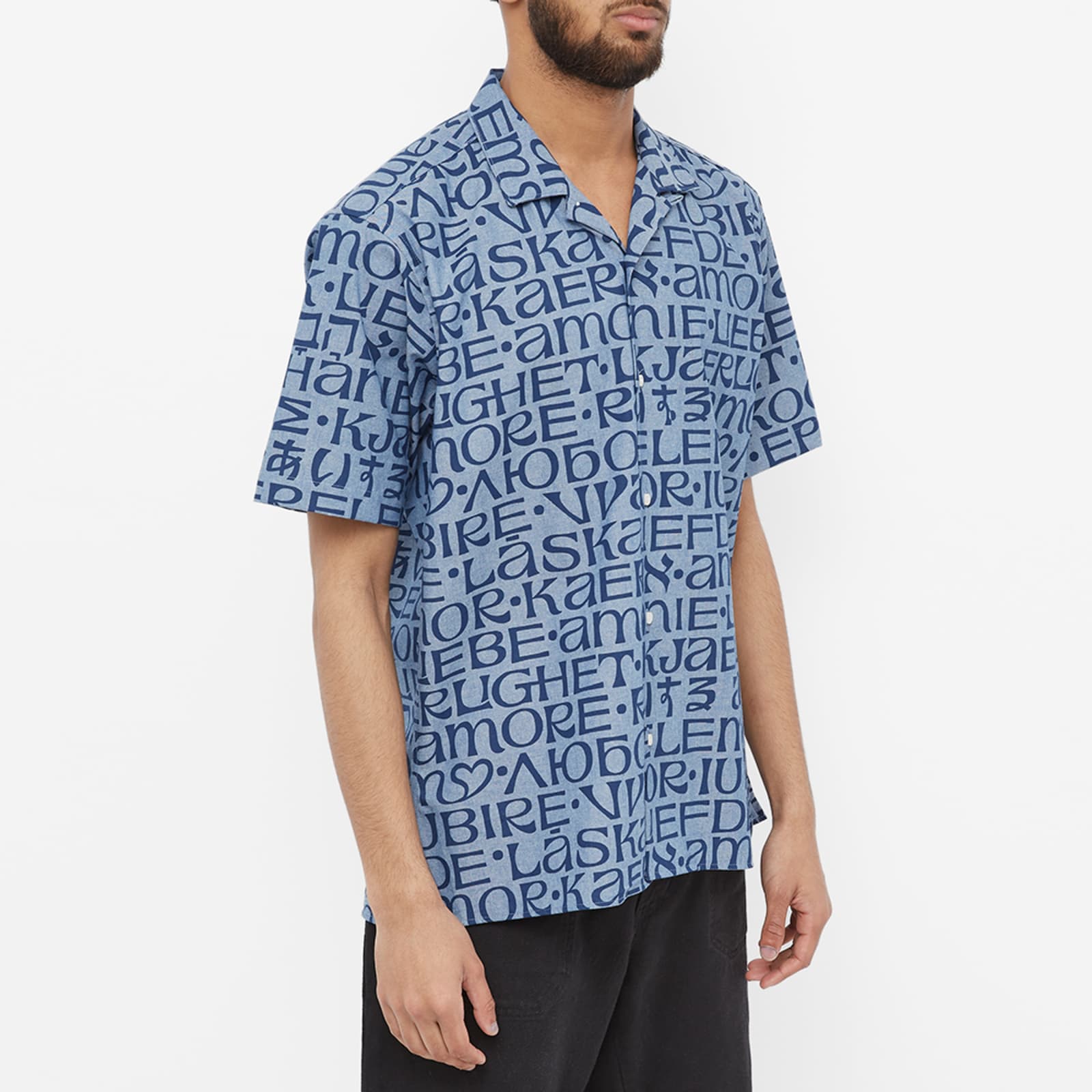 Gitman Vintage x Alexander Girard International Love Camp Co Blue | END.