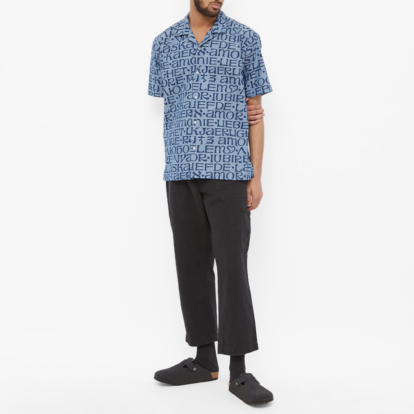 Gitman Vintage x Alexander Girard International Love Camp Co Blue | END ...