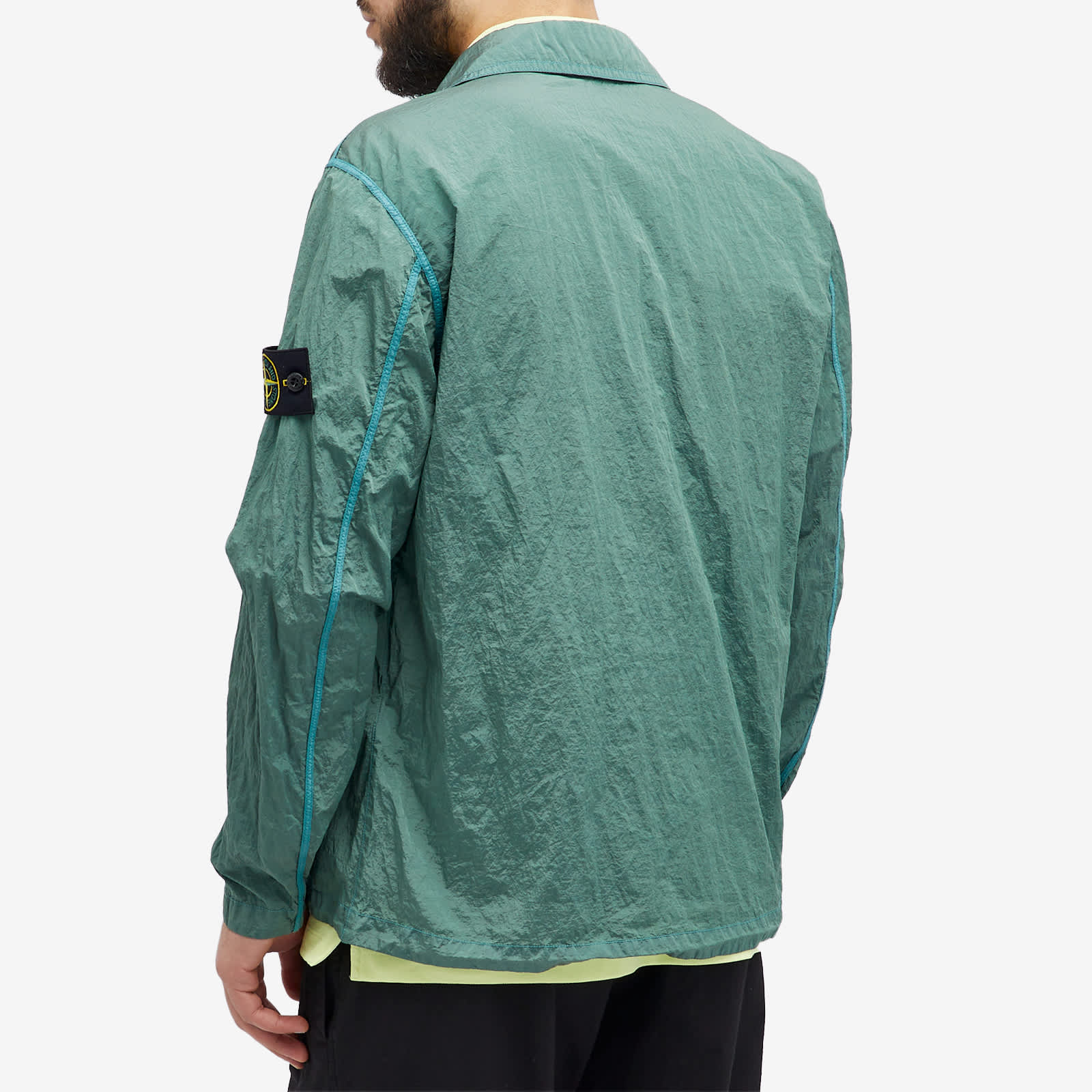 Stone Island Nylon Metal Shirt Jacket Light Green | END. (GB)