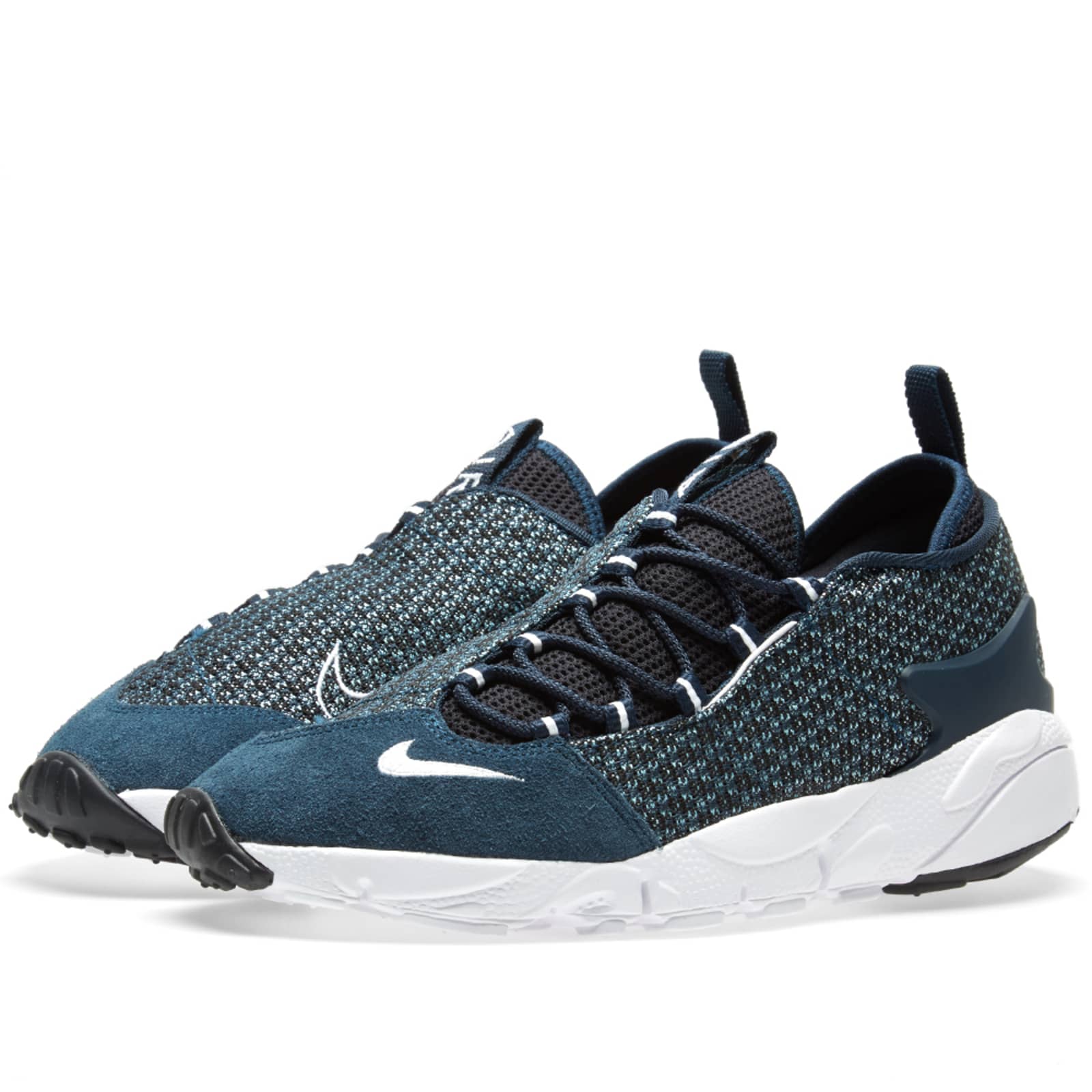 Nike Air Footscape NM Jacquard Still Blue, White & Navy | END. (US)