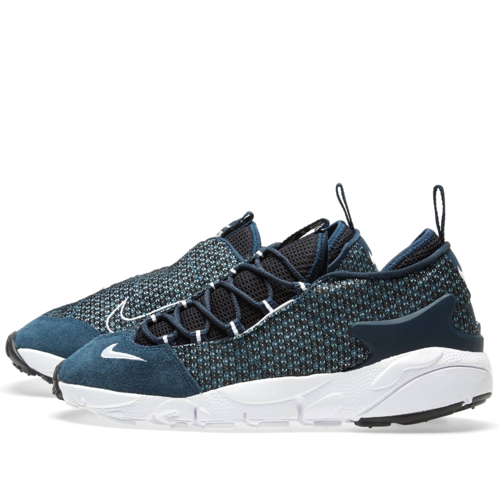 Nike Air Footscape NM Jacquard Still Blue, White & Navy | END. (US)