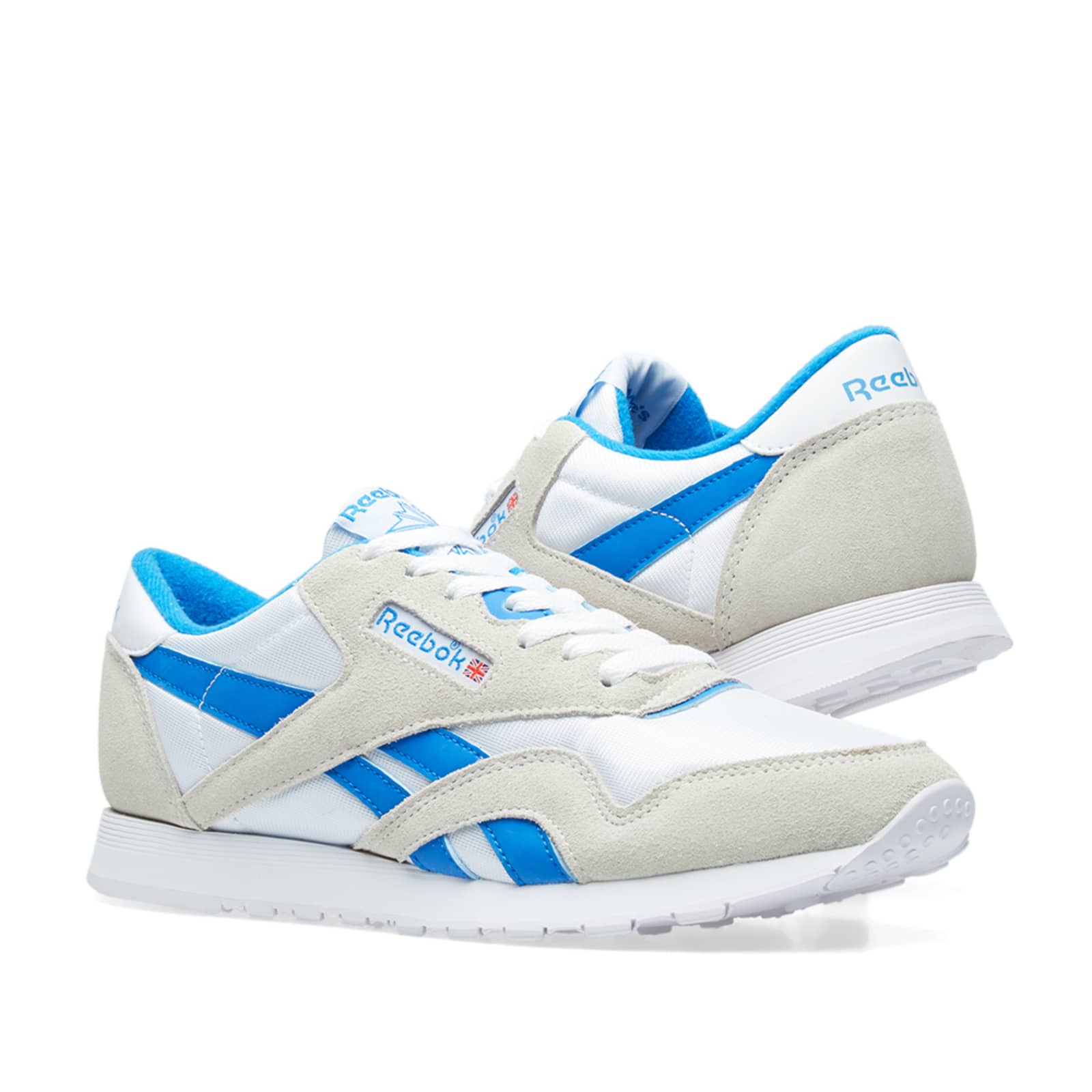 Reebok Classic Nylon OG W White & Cycle Blue | END.
