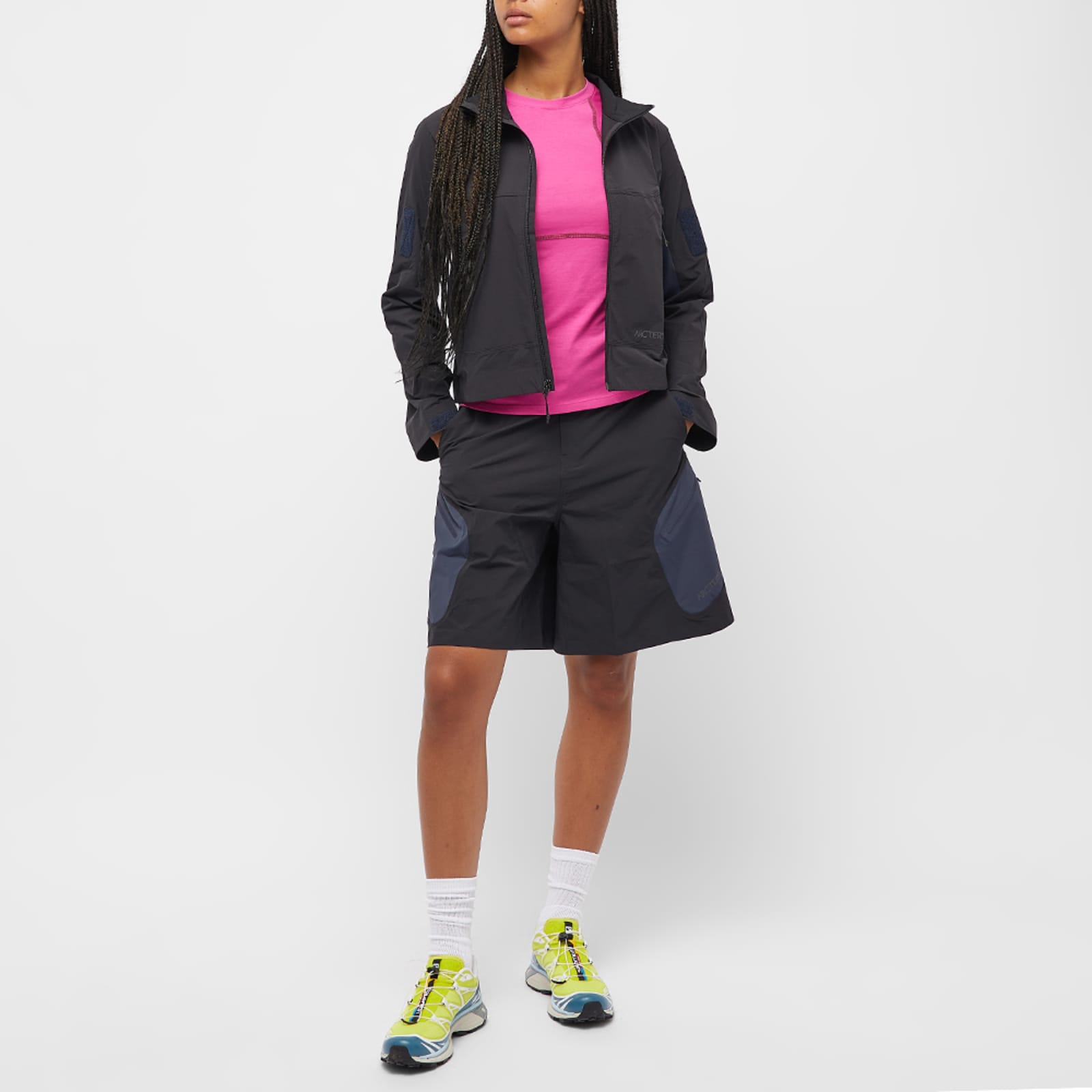 Arc'teryx System A Eislen Cargo Shorts Midnight Black | END.