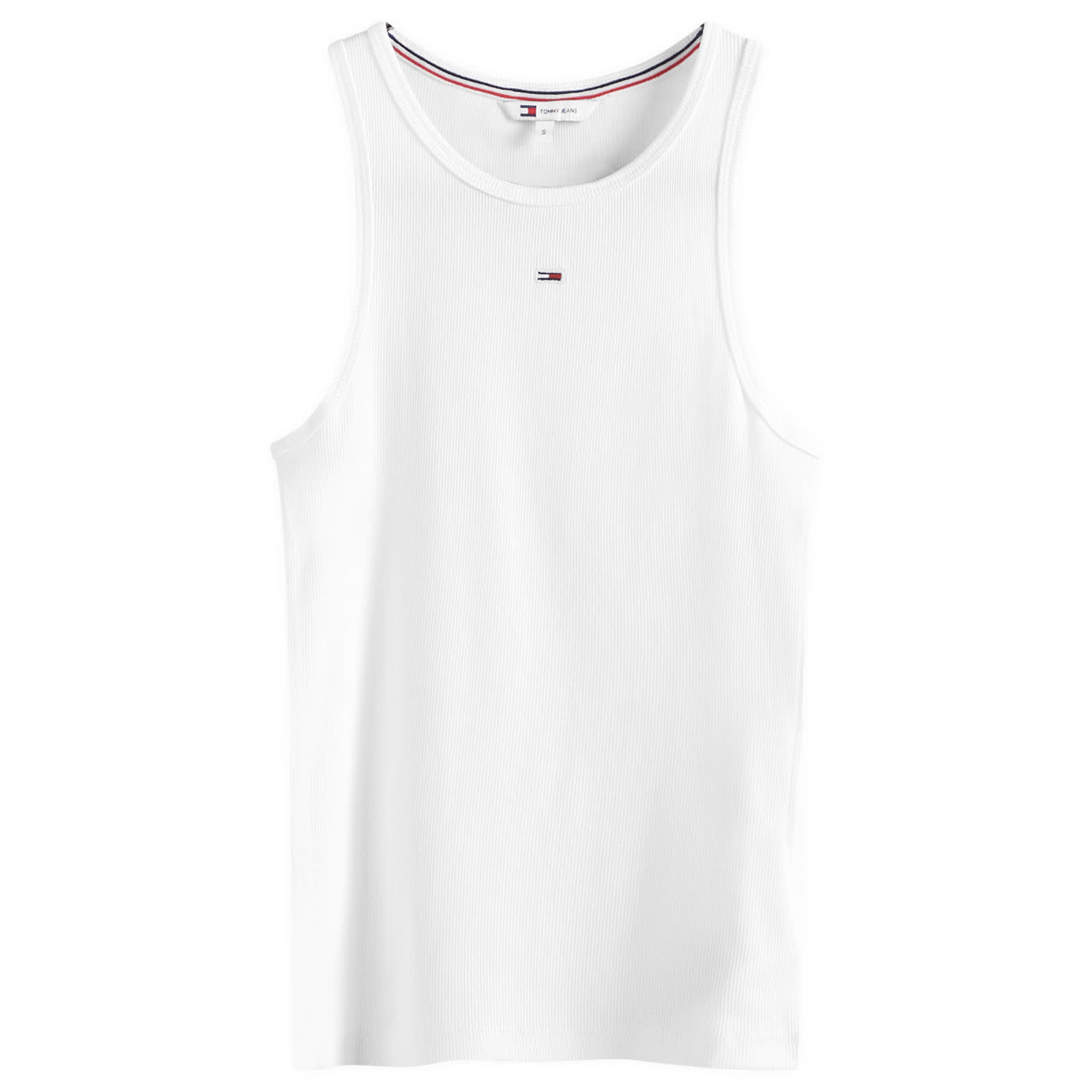 Tommy Jeans Essential Rib Tank Top White | END. (HK)