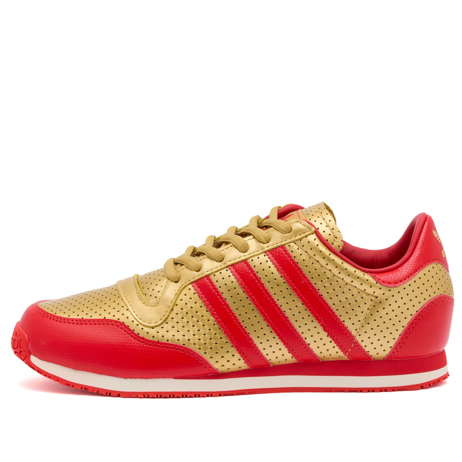 adidas Galaxy OG Gold Metallic, Red & Off White | END. (US)