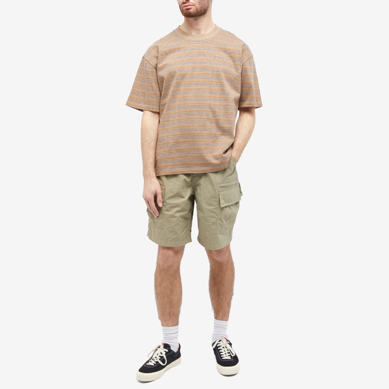 thisisneverthat Nylon Ripstop Cargo Shorts Khaki | END. (US)