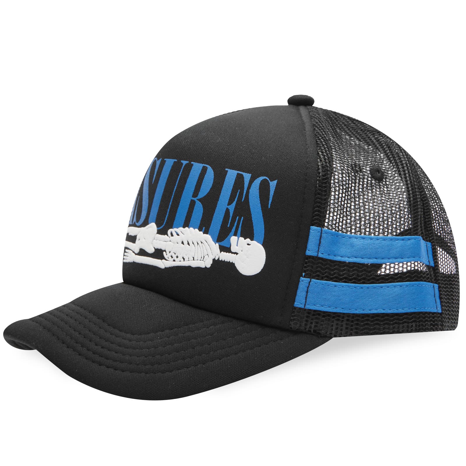 Pleasures Bones Trucker Snapback Cap Black | END. (CA)