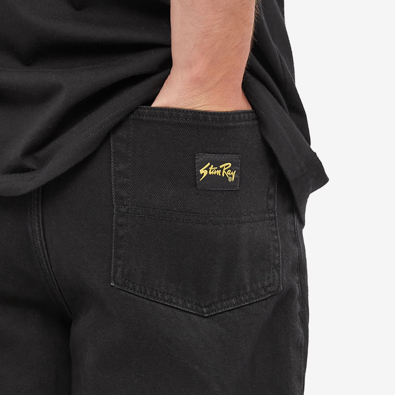 Stan Ray 5 Pocket Tapered Jeans Washed Black | END.