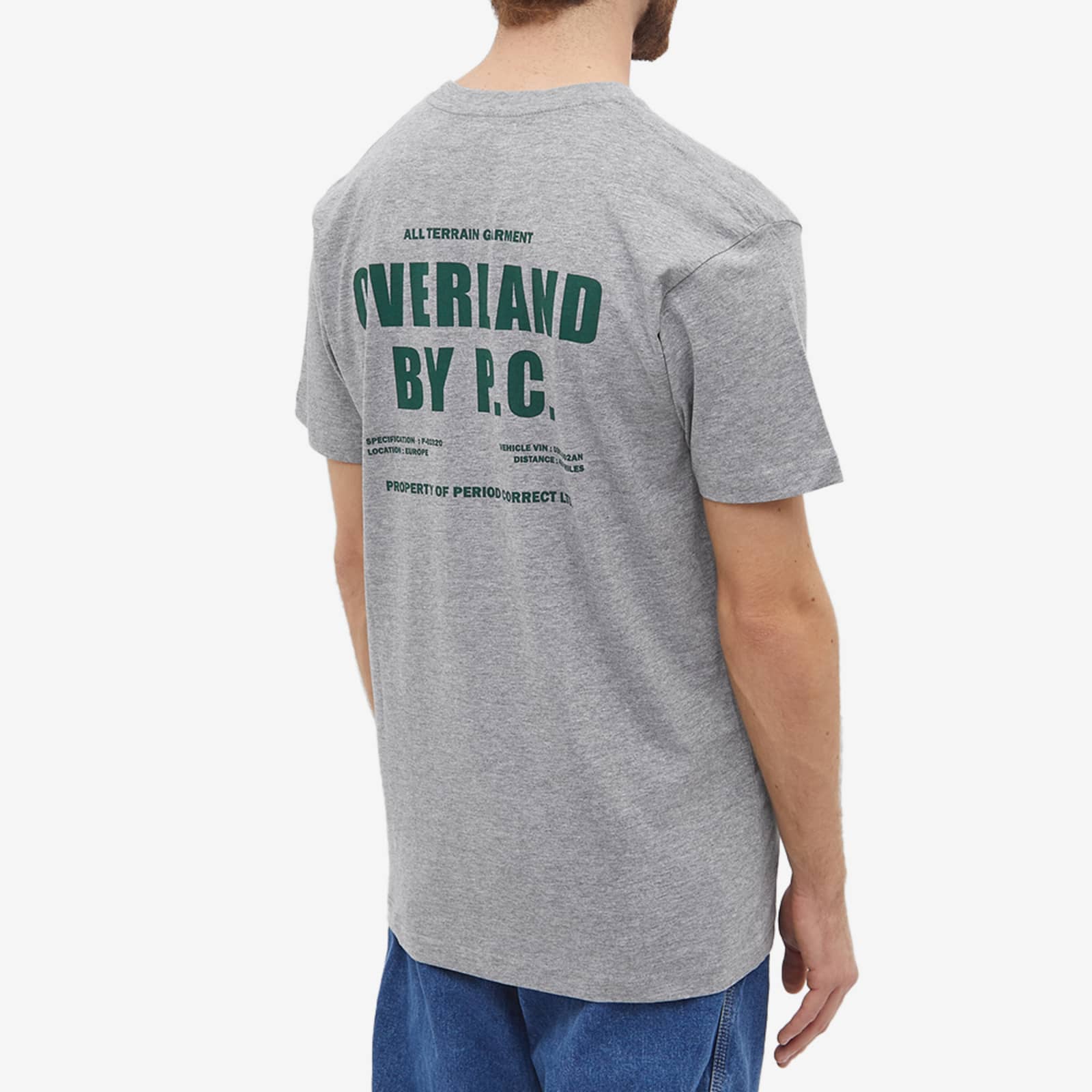 Period Correct Overland T-Shirt Grey | END.